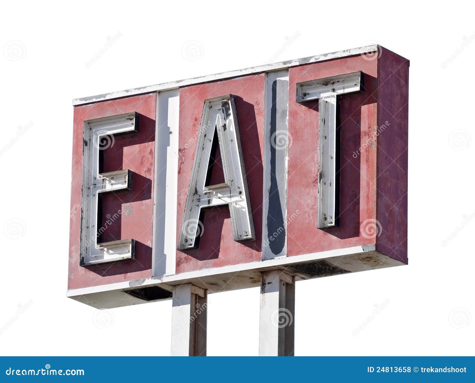 Eat Sign Decay Isolated stock photo. Image of desert - 24813658