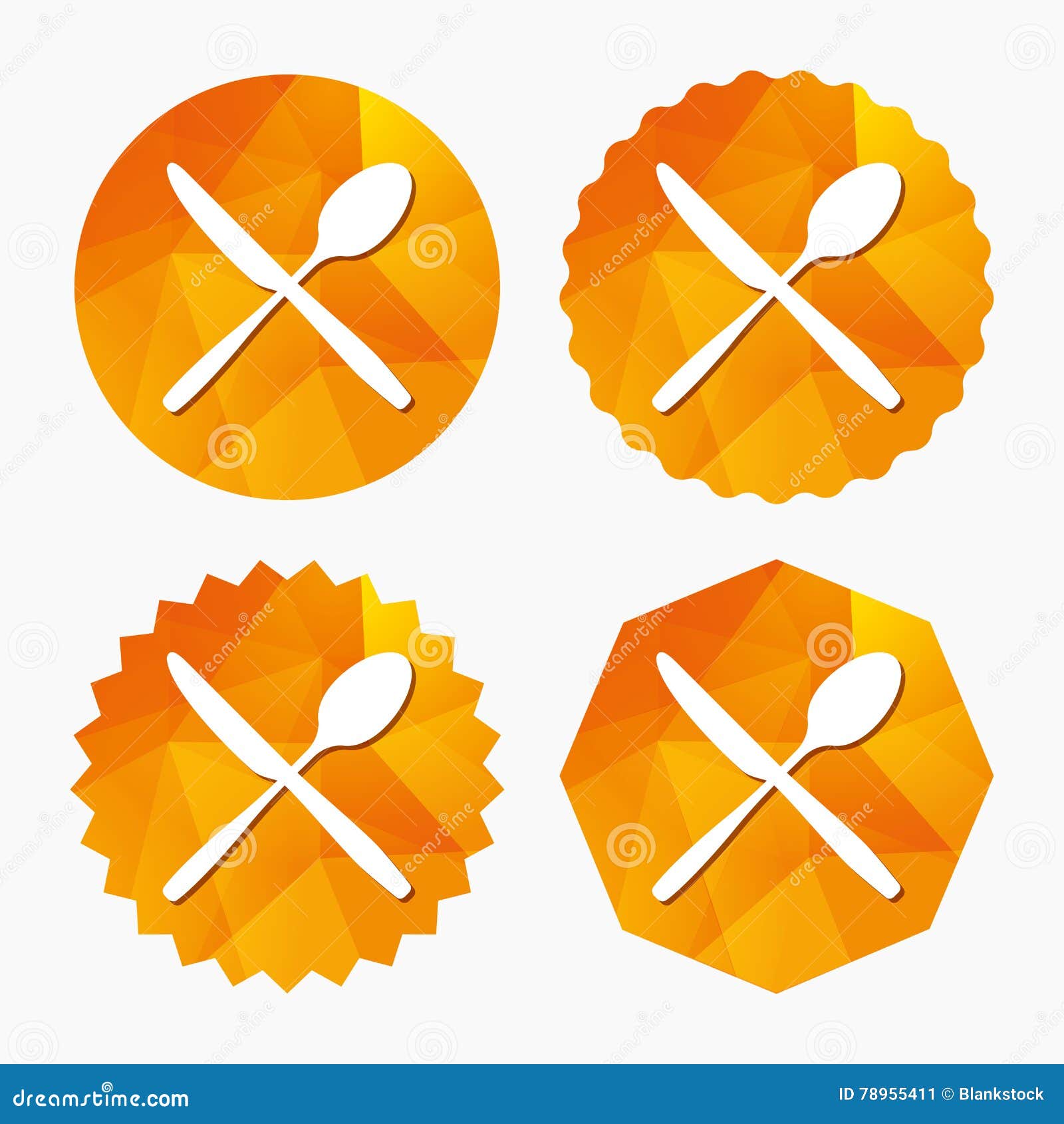 Eat Sign Icon. Cutlery Symbol. Knife and Spoon. Stock Vector ...