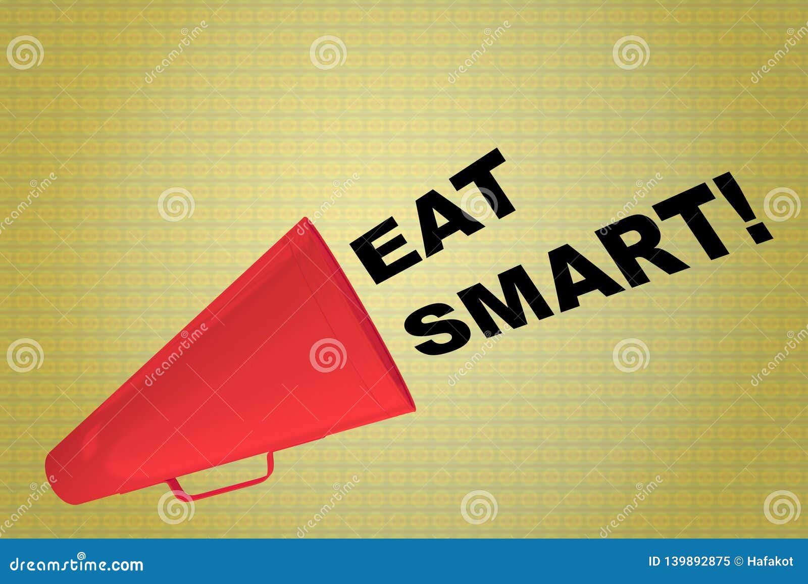 EAT SMART! concept stock illustration. Illustration of cafe - 139892875