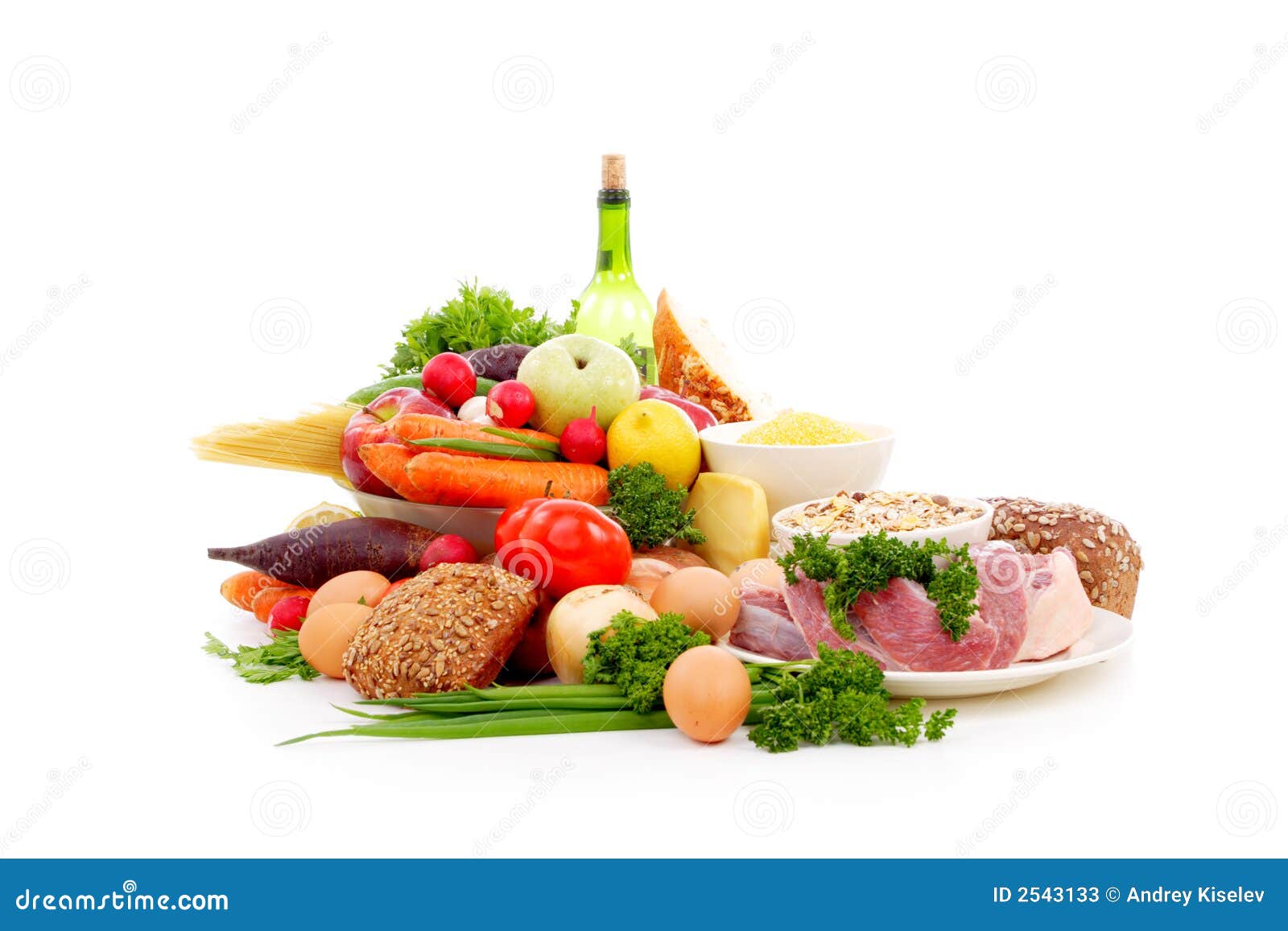 Eatable stock image. Image of green, lettuce, macaroni - 2543133