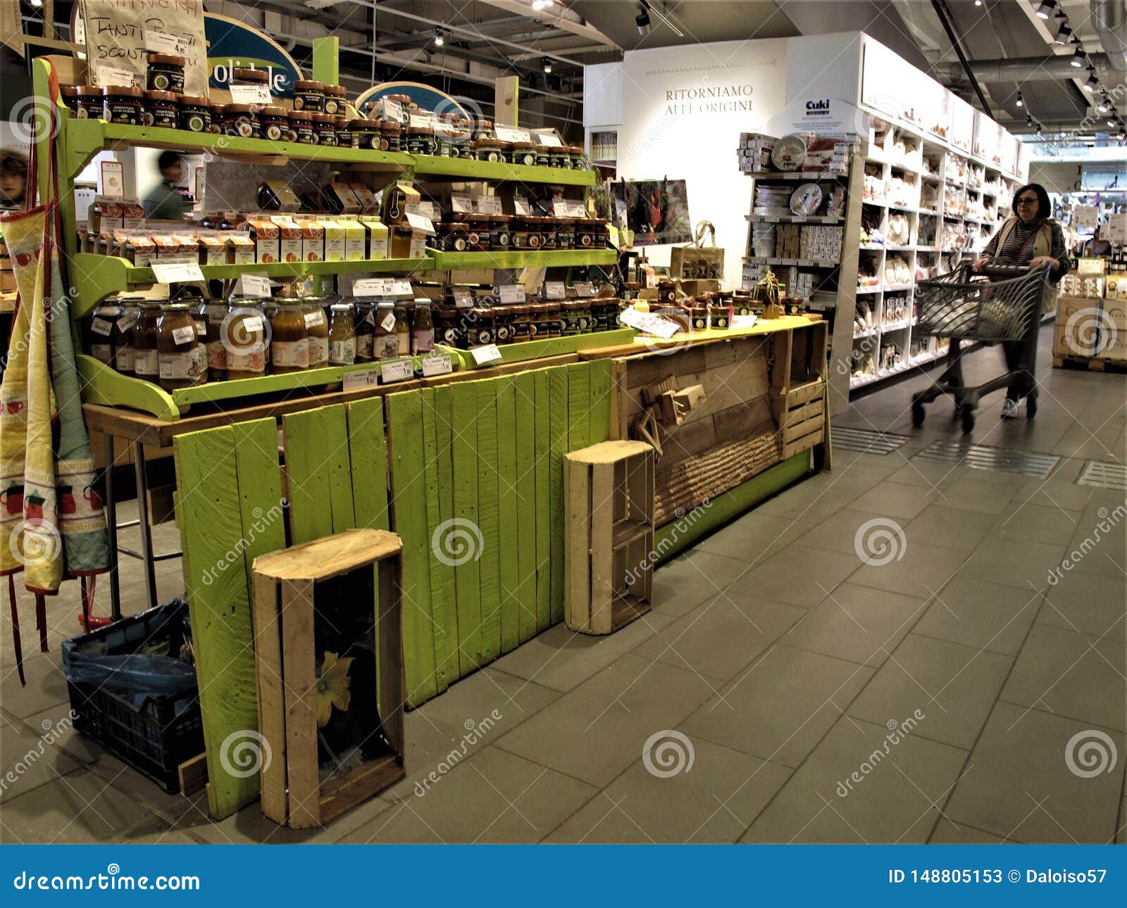 Eataly store in Rome editorial stock photo. Image of colferito - 148805153