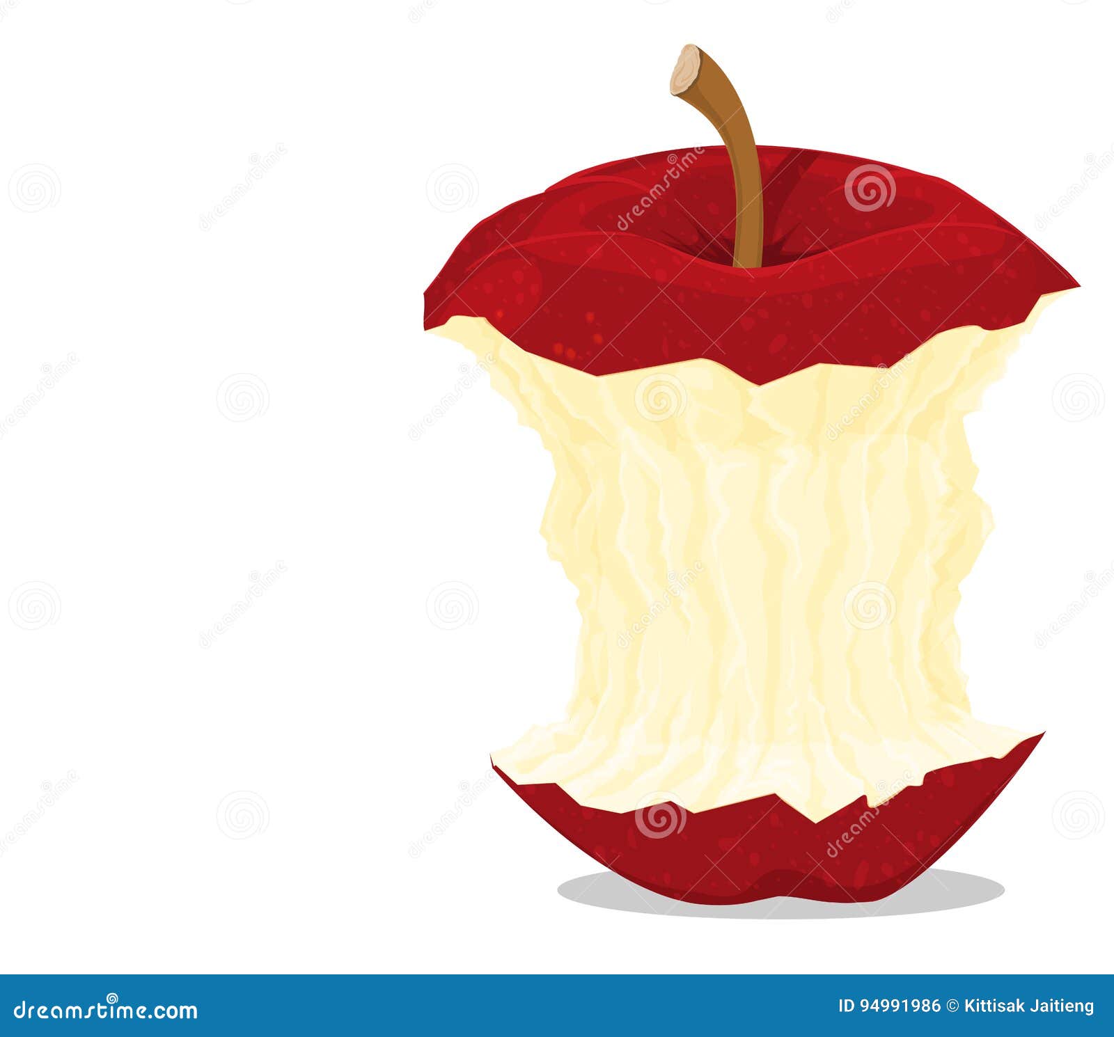 Eaten Apple Logo Clipart Vector | CartoonDealer.com #203976966