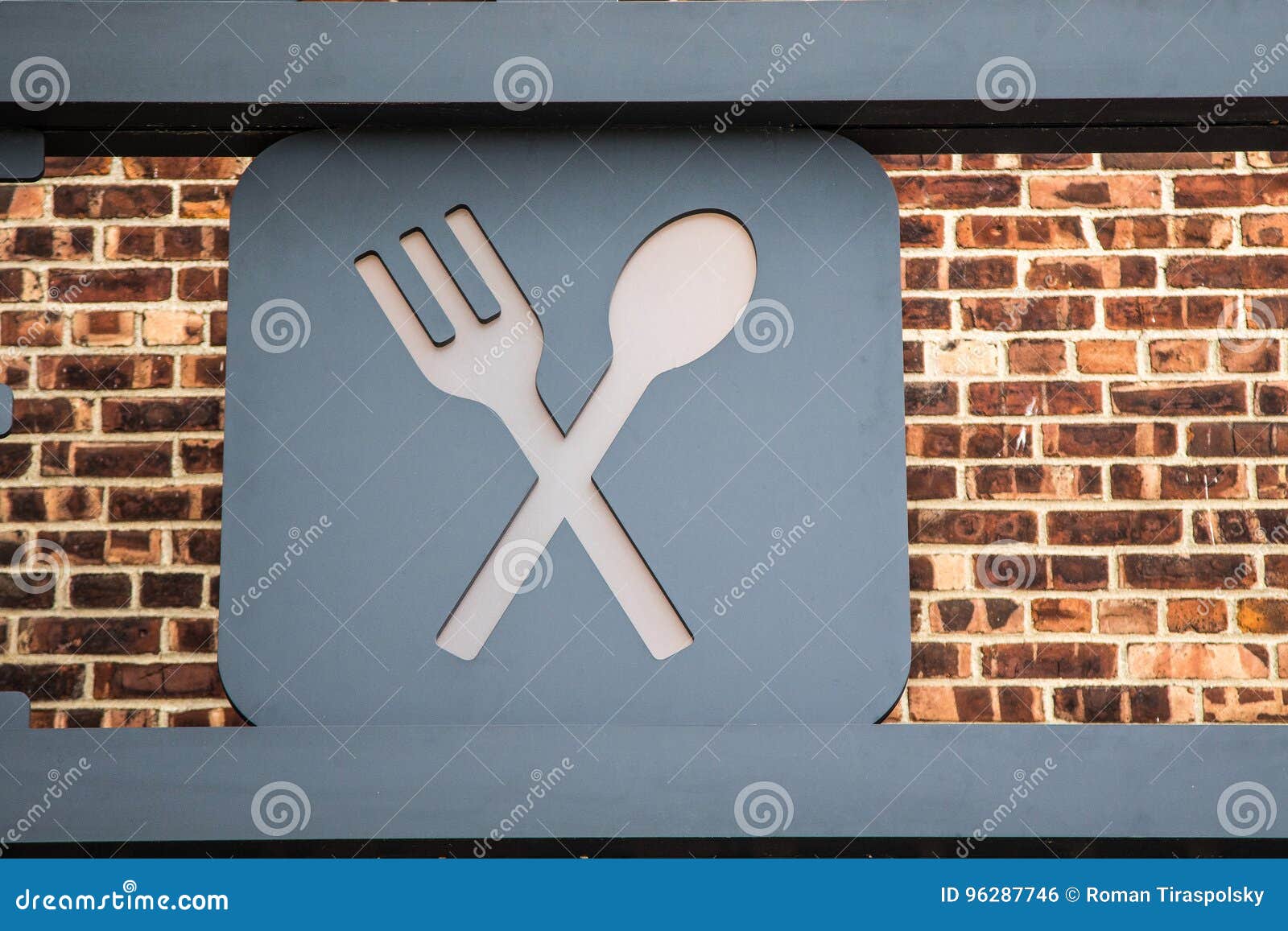 Eatery sign stock photo. Image of indicator, square, city - 96287746