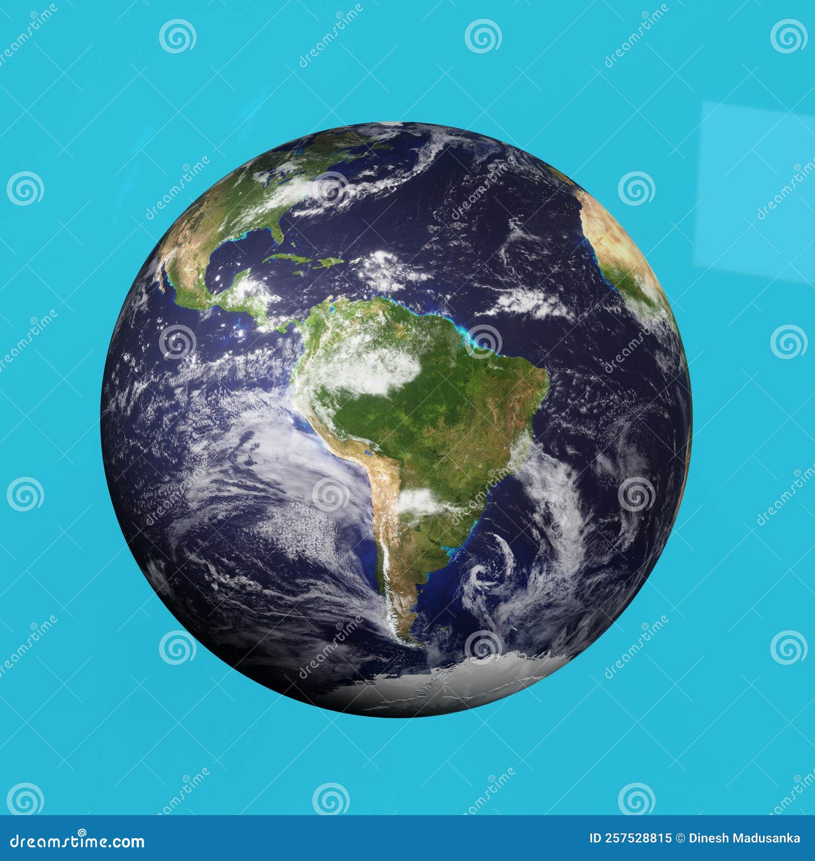 Eath Satellite Map View 3d Image Stock Illustration - Illustration of ...