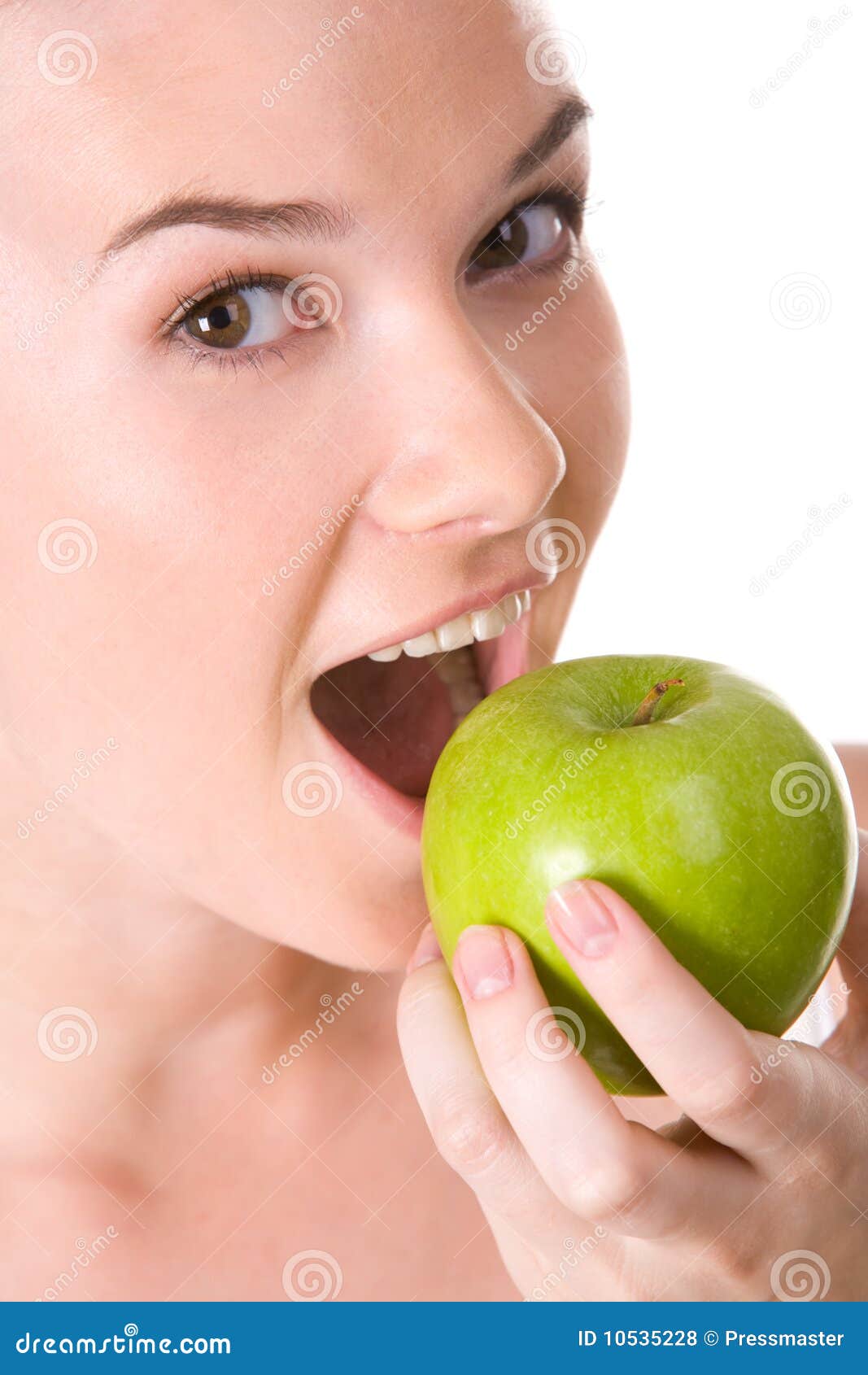 Eating Apple Royalty Free Stock Photos - Image: 10535228