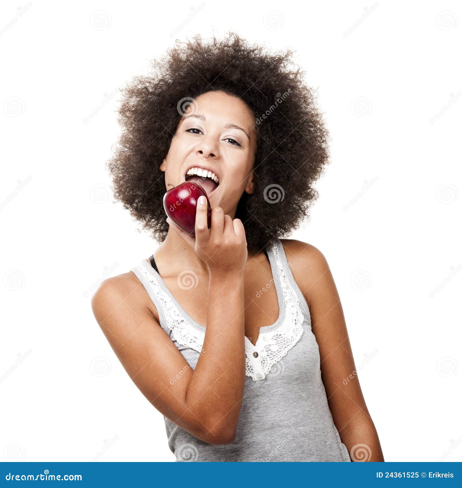 Eating an apple stock image. Image of fresh, adult, diet - 24361525