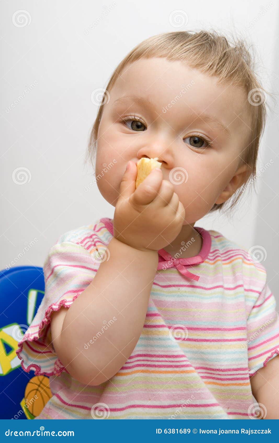 Eating baby girl stock image. Image of food, lunch, brown - 6381689