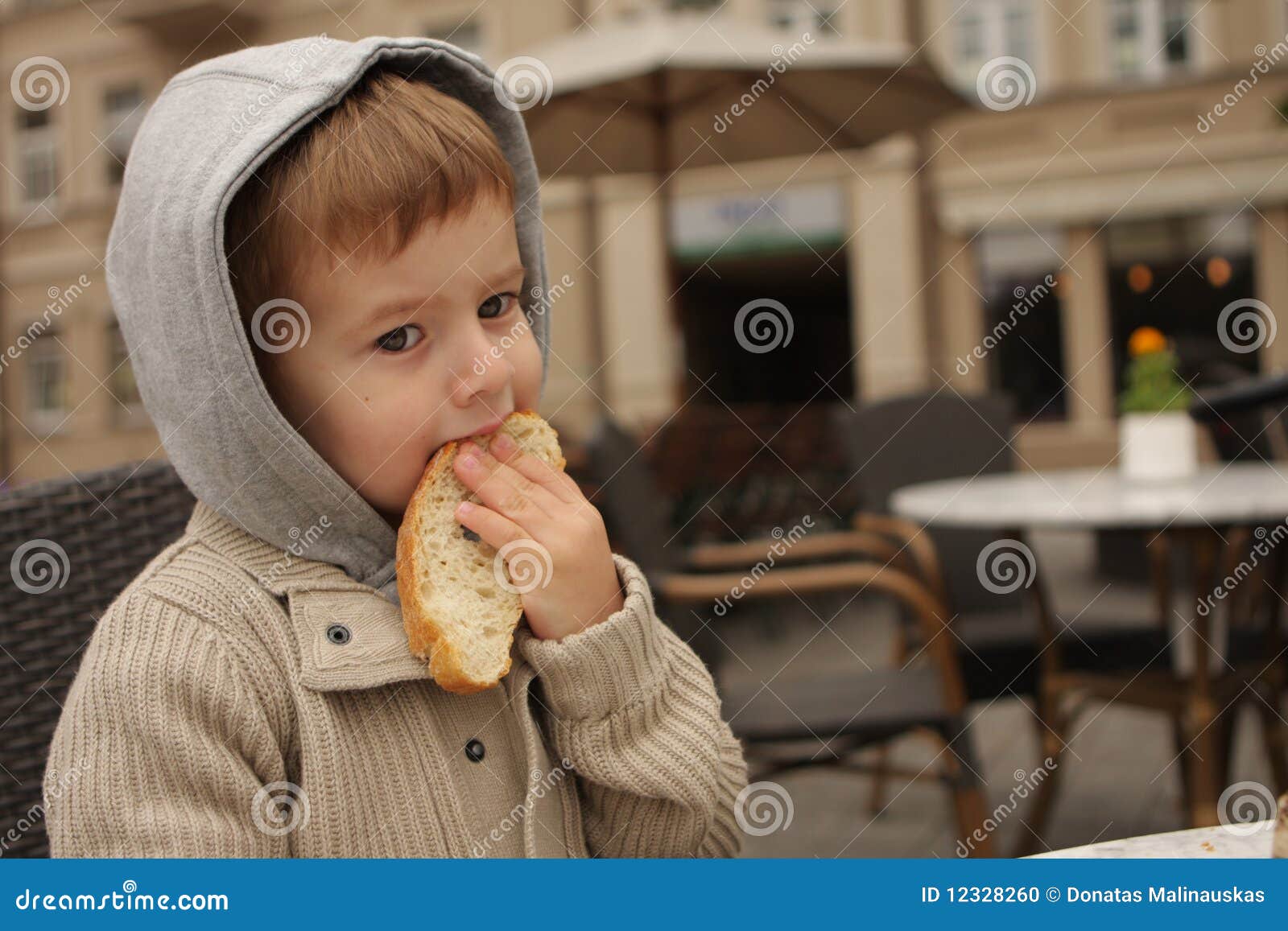 Eating boy stock photo. Image of cheerful, outdoors, enjoying - 12328260