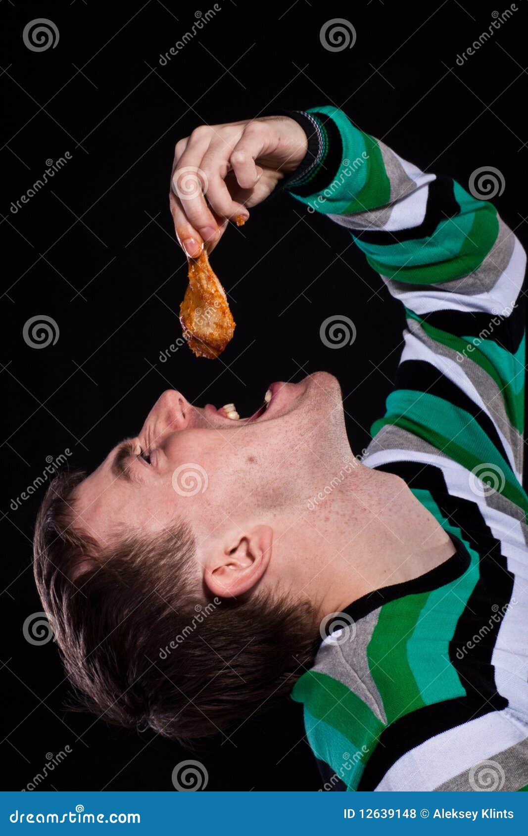 Eating chicken stock photo. Image of fresh, grill, fried - 12639148