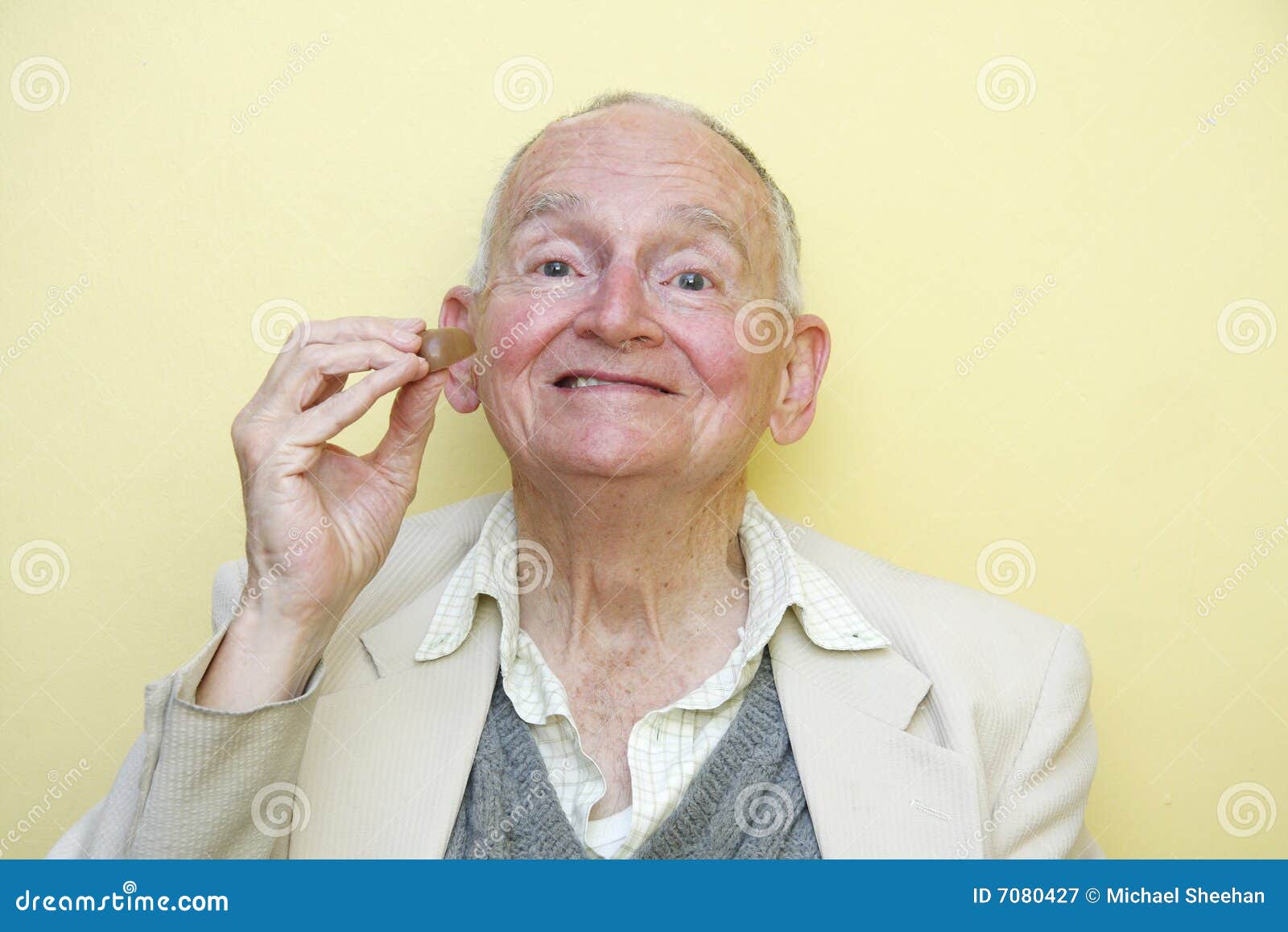 Eating chocolate stock image. Image of aging, playfull - 7080427