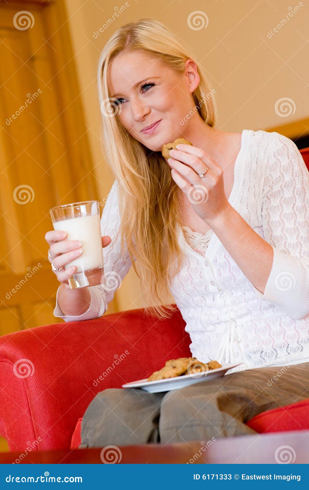 Eating Cookie stock image. Image of drink, cookies, lifestyle - 6171333
