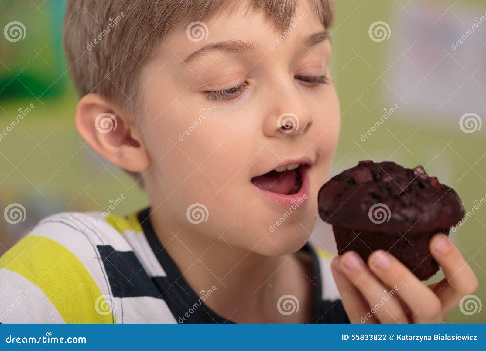 The Greedy Child Grabs The Manet With His Hands And Looks Forward ...