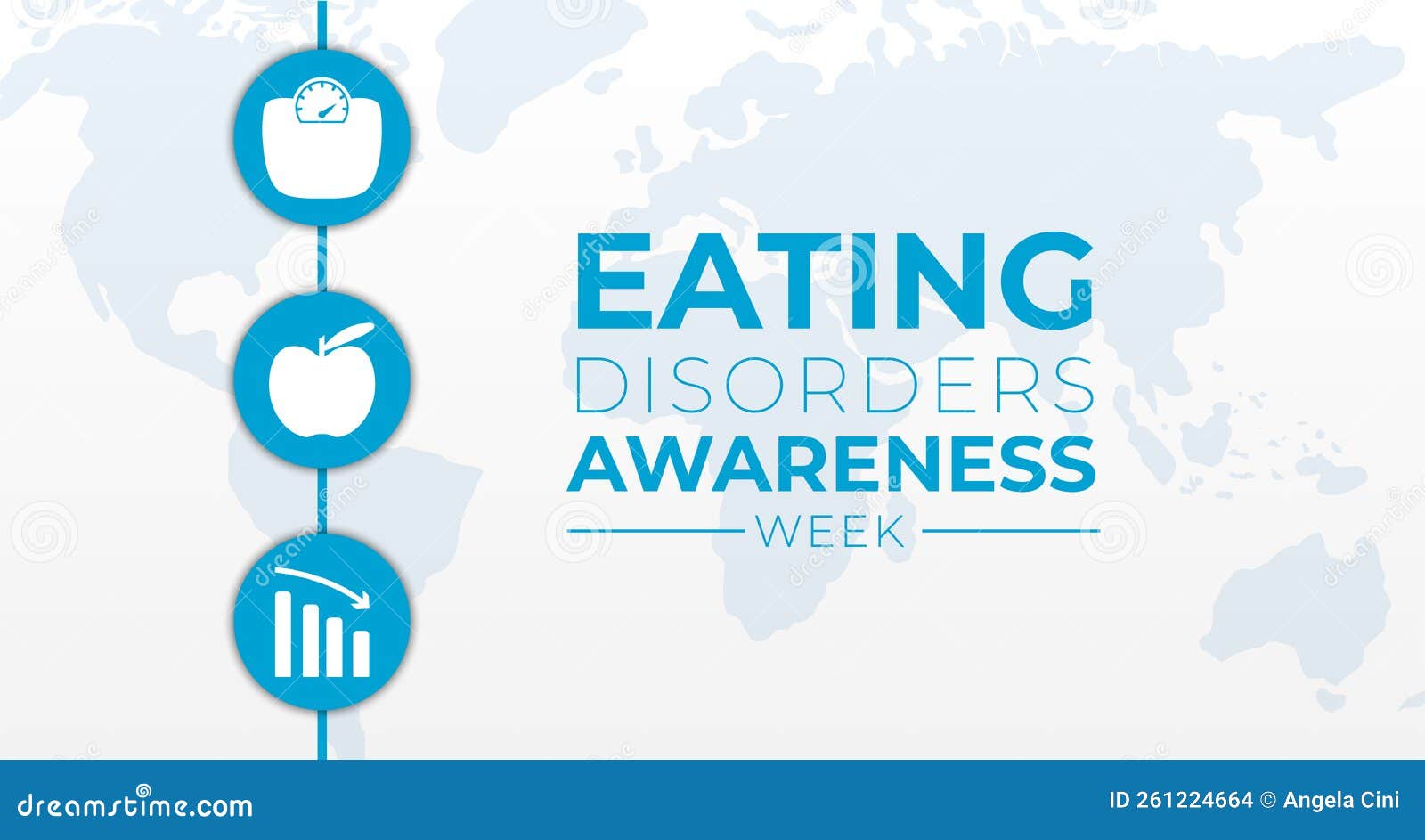 Eating Disorders Awareness Week Background Illustration Banner Stock ...