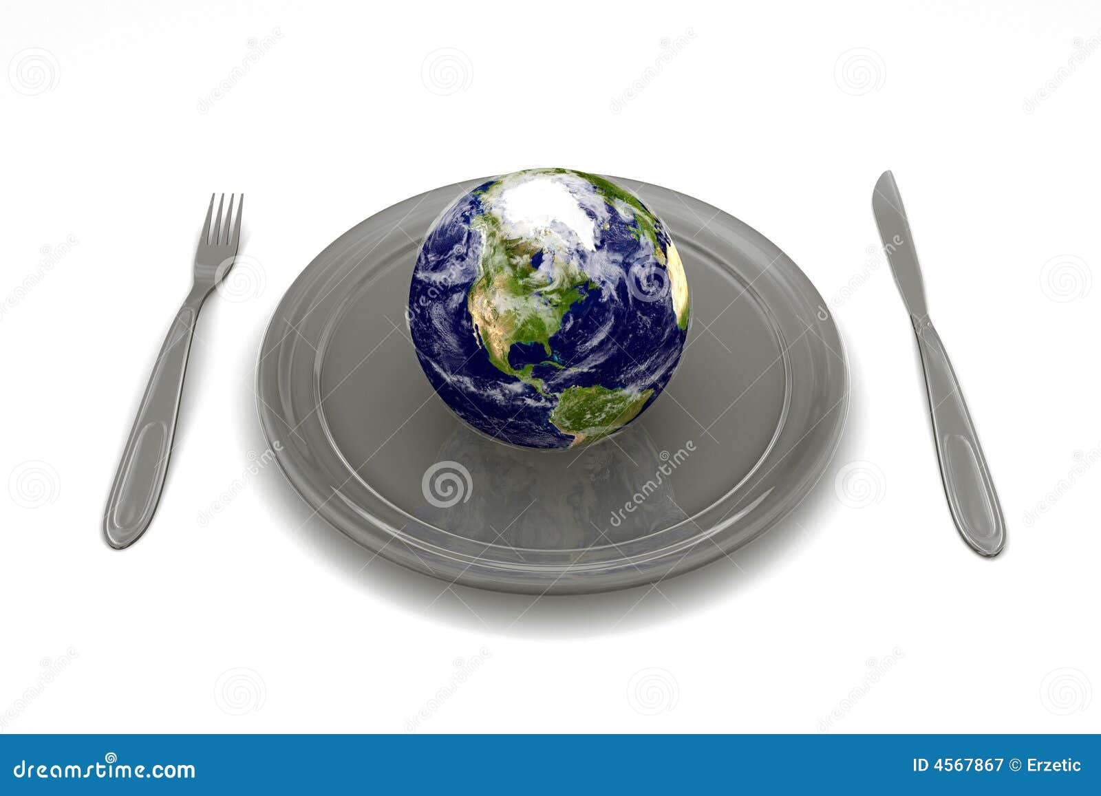 Eating Earth stock illustration. Illustration of oceans - 4567867