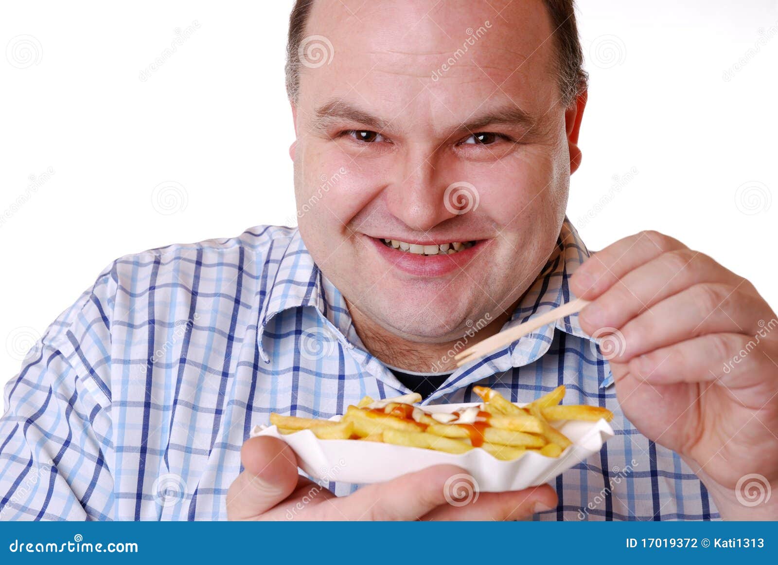 Eating french fries stock photo. Image of hand, portrait - 17019372