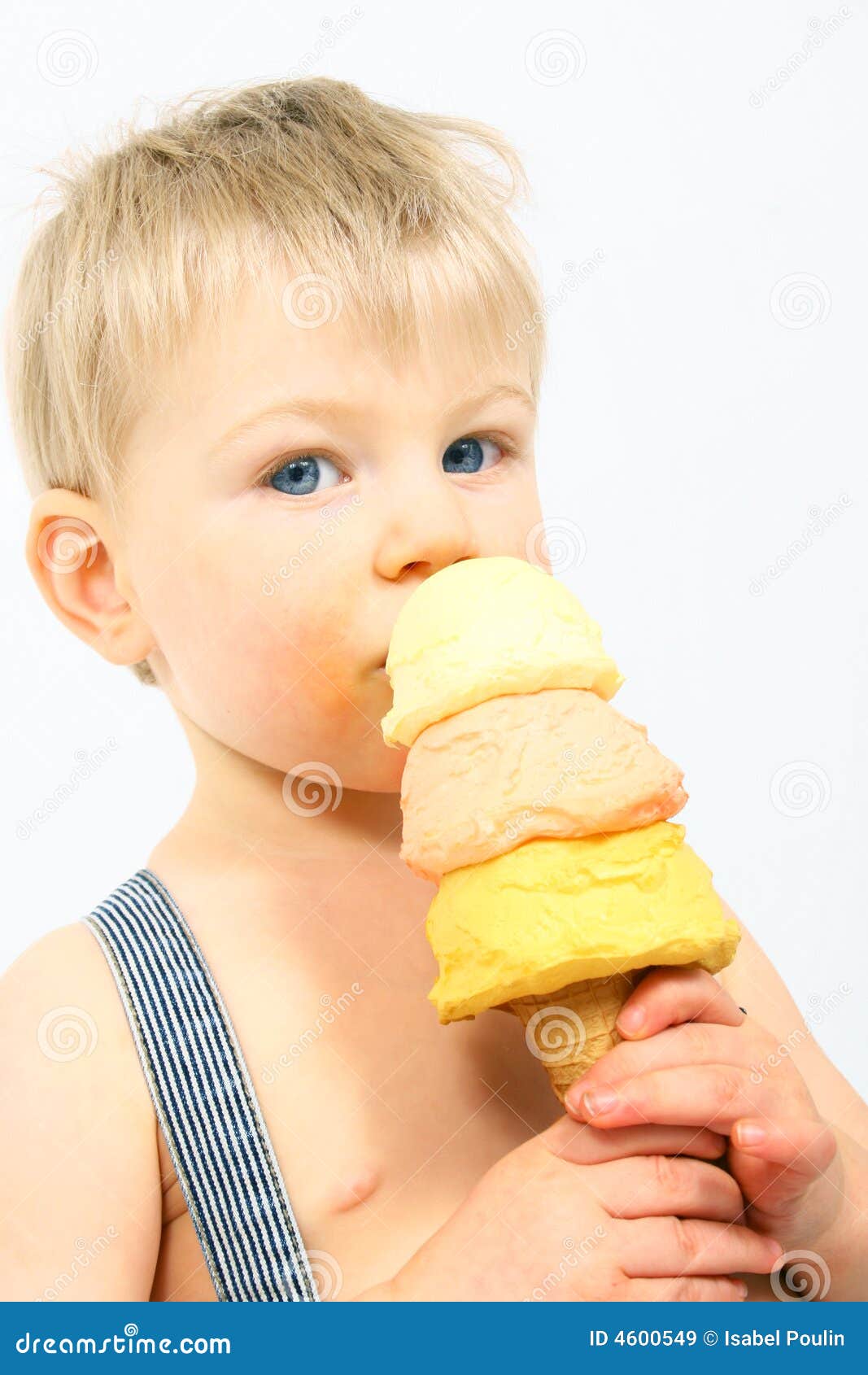 Eating an ice cream cone stock image. Image of activity - 4600549