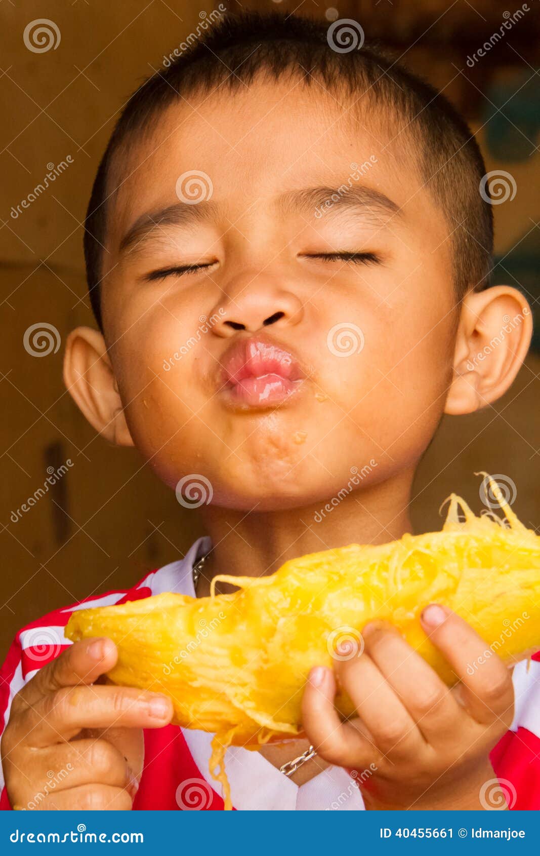 Eating mango stock image. Image of holding, background - 40455661