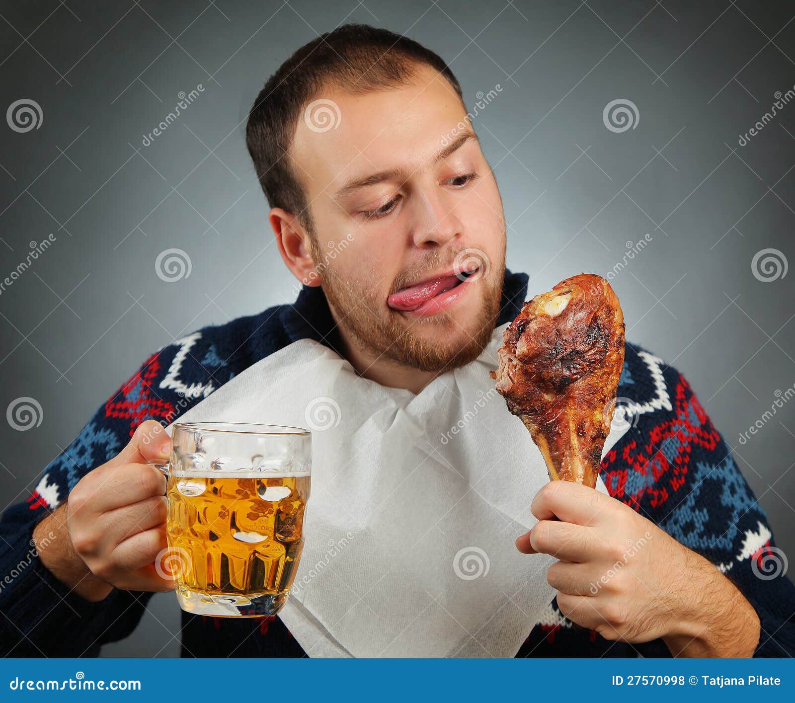 Eating meat stock photo. Image of portrait, beef, adult - 27570998