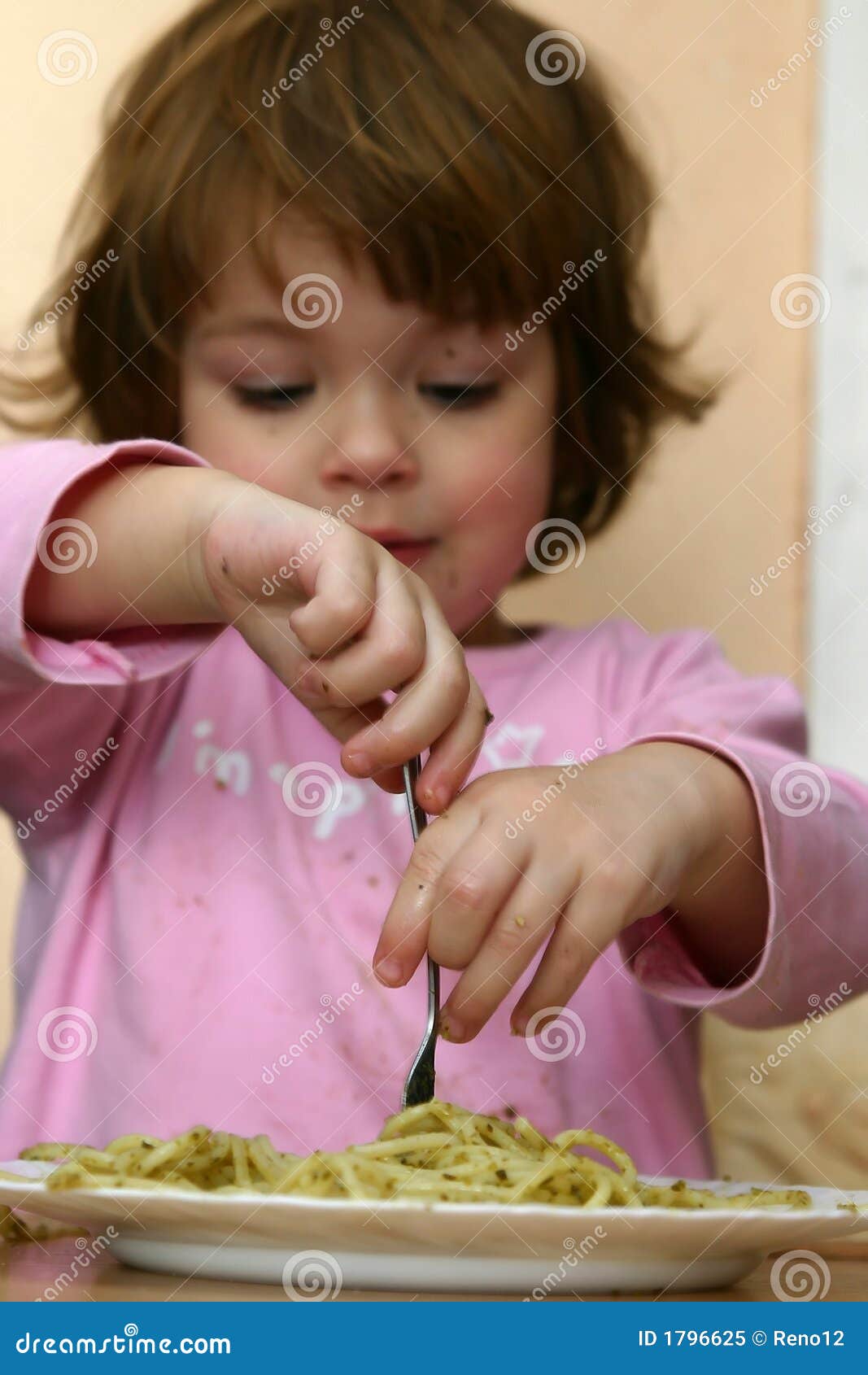 Eating Pasta Royalty-Free Stock Photo | CartoonDealer.com #1796625