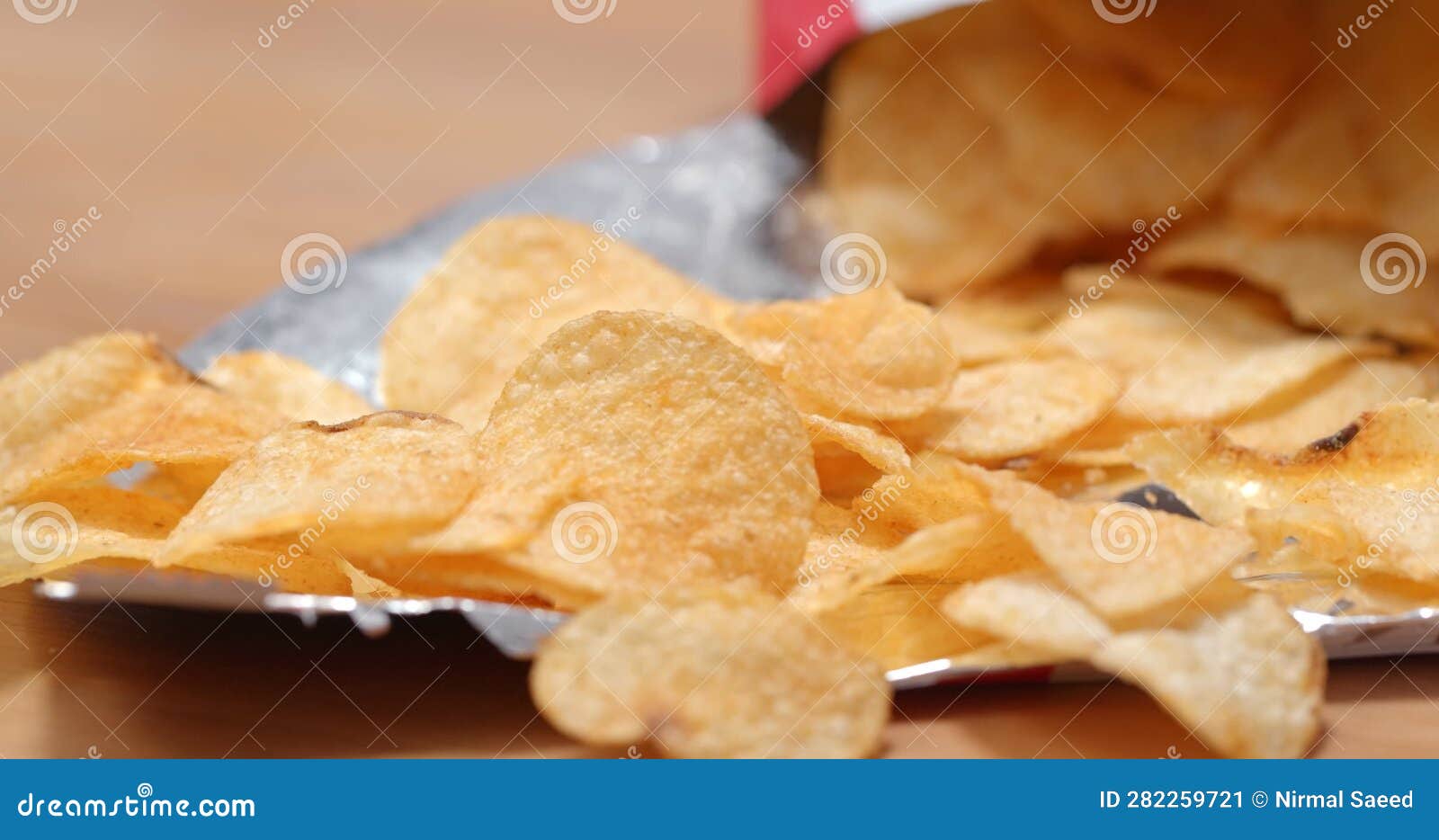 Eating potato chip stock video. Video of chip, fresh - 282259721