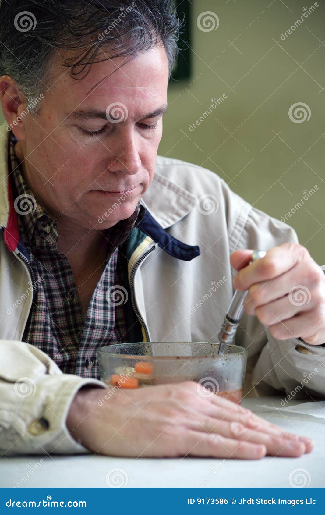 Eating Soup stock photo. Image of meal, ordinary, vegetables - 9173586