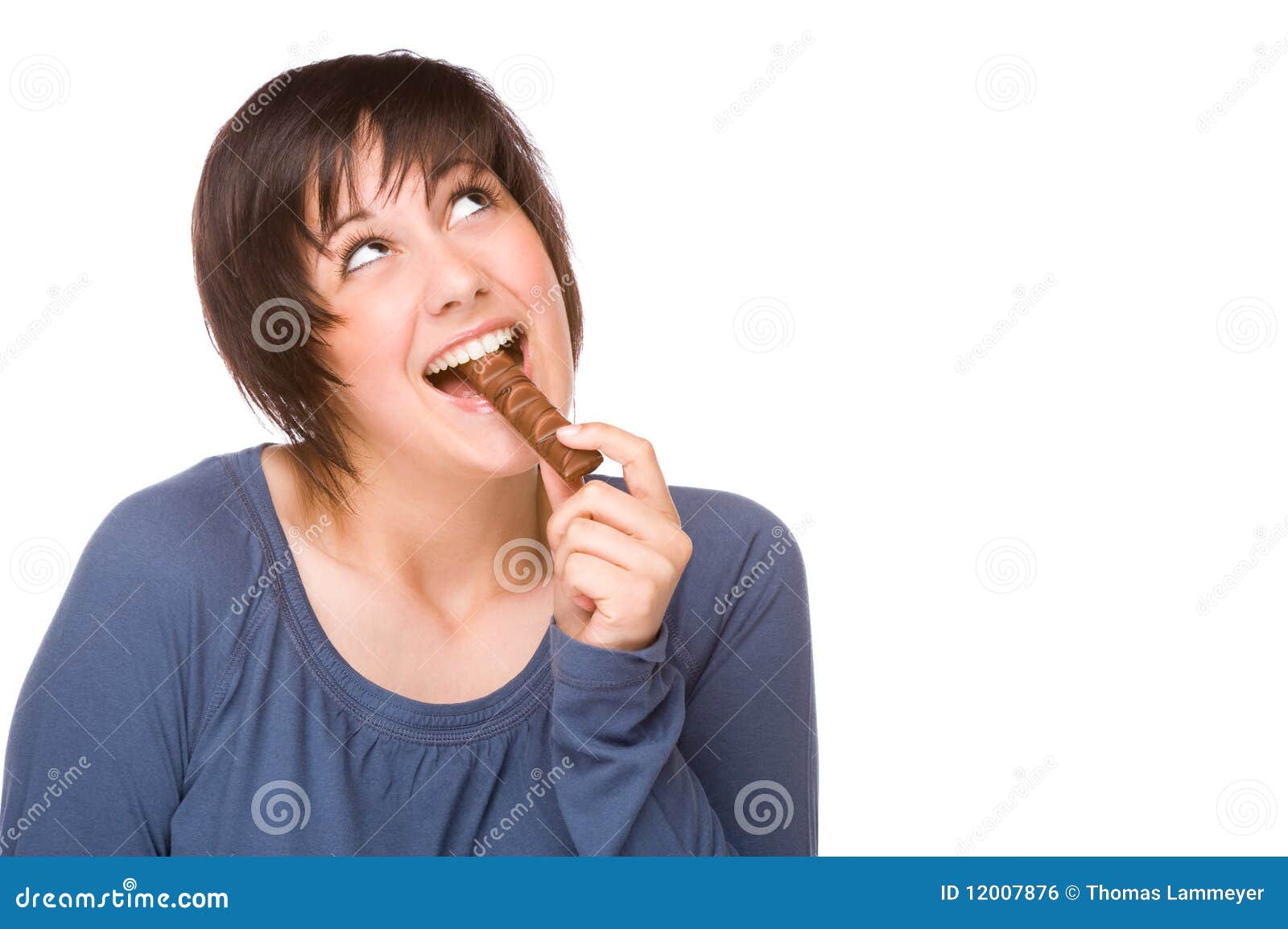 Eating sweets stock photo. Image of eating, model, attractive - 12007876