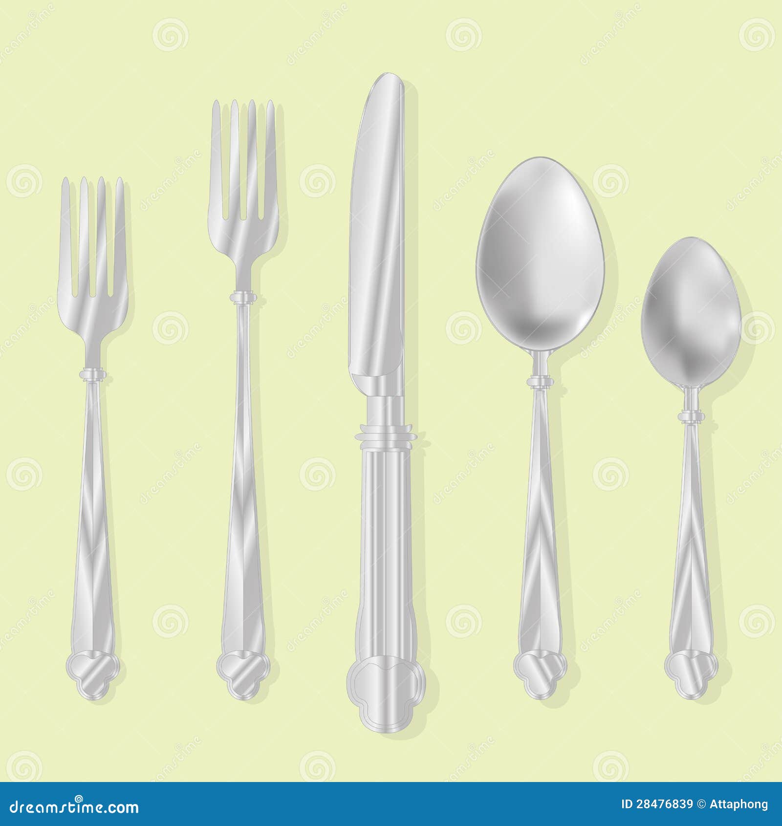 Eating utensils vector stock vector. Illustration of serve - 28476839