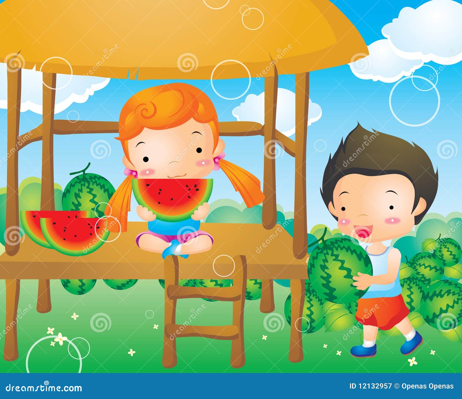 Watermallon Stock Illustrations – 2 Watermallon Stock Illustrations ...