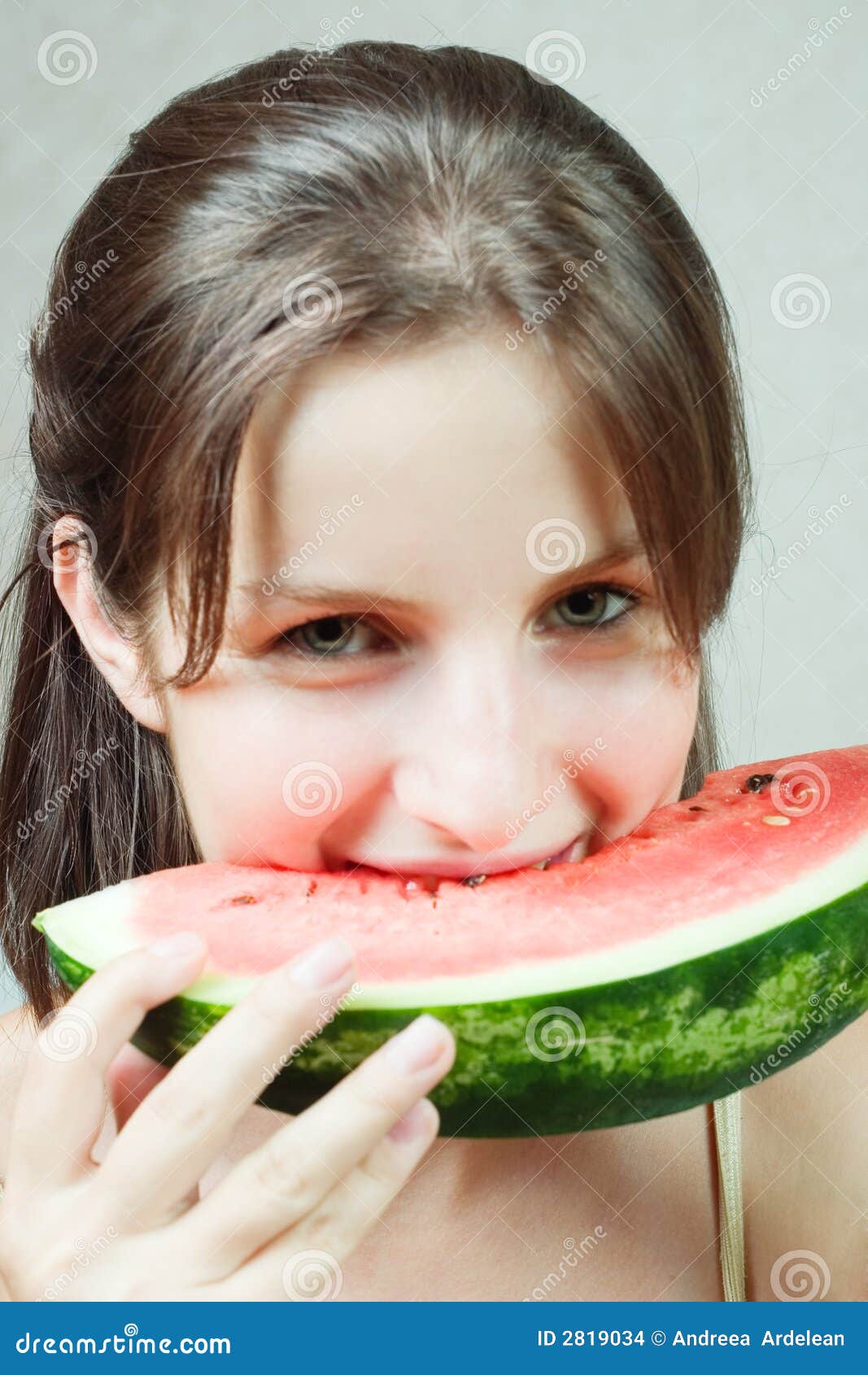 Eating a watermelon stock photo. Image of watermelon, water - 2819034