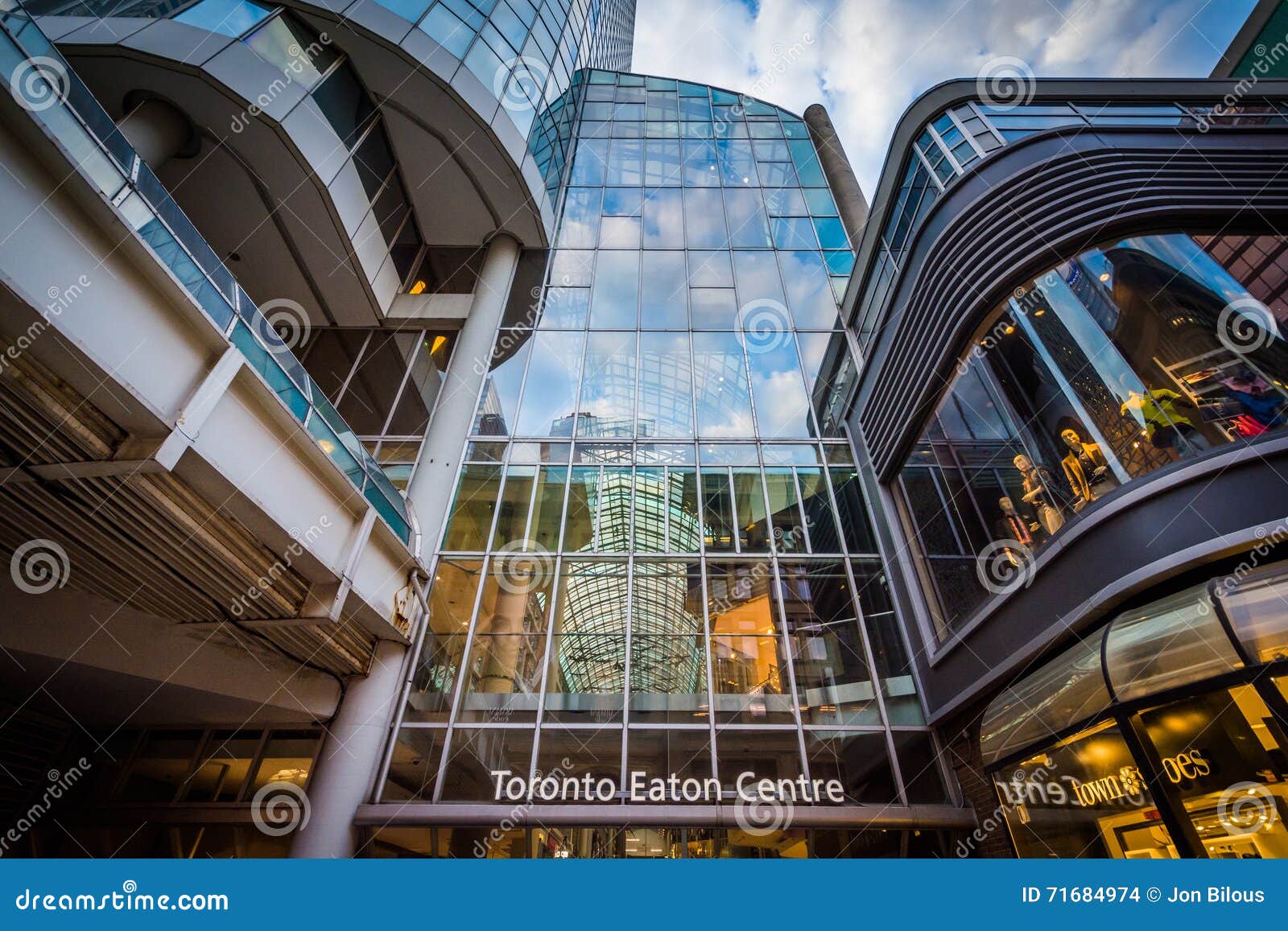 The Eaton Centre, in Downtown Toronto, Ontario. Editorial Stock Image ...