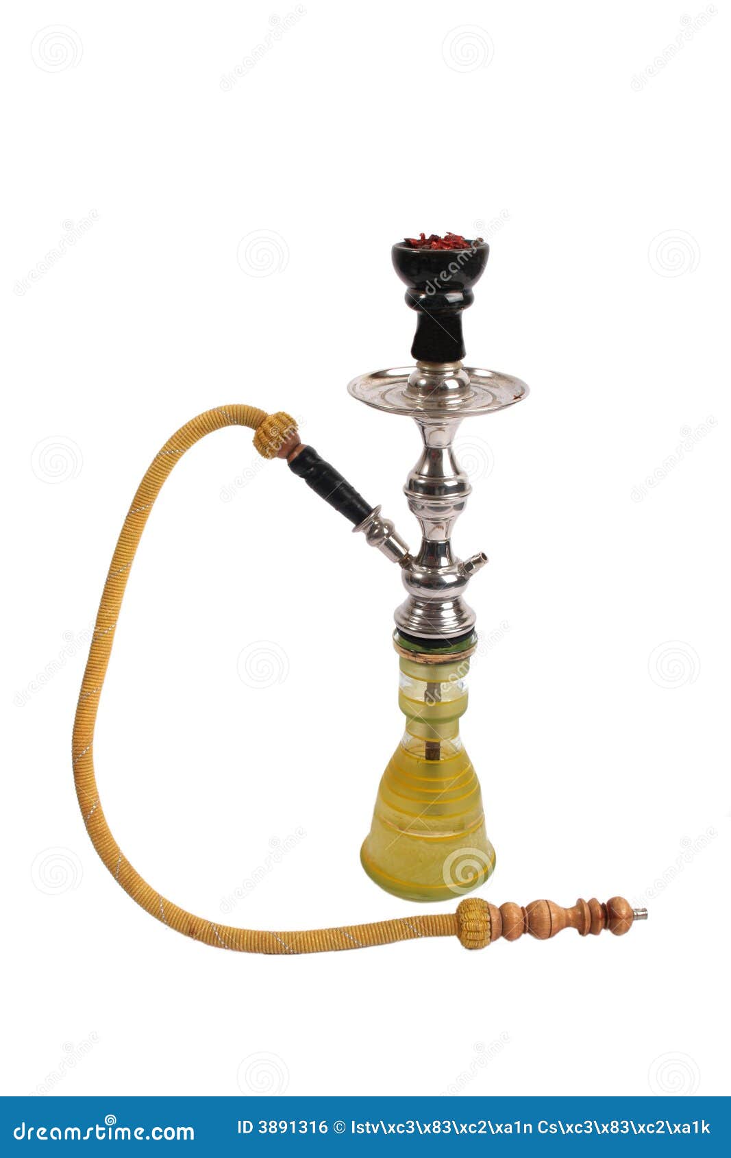 Eau-pipe arabe photo stock. Image du narguilé, glace, beau - 3891316