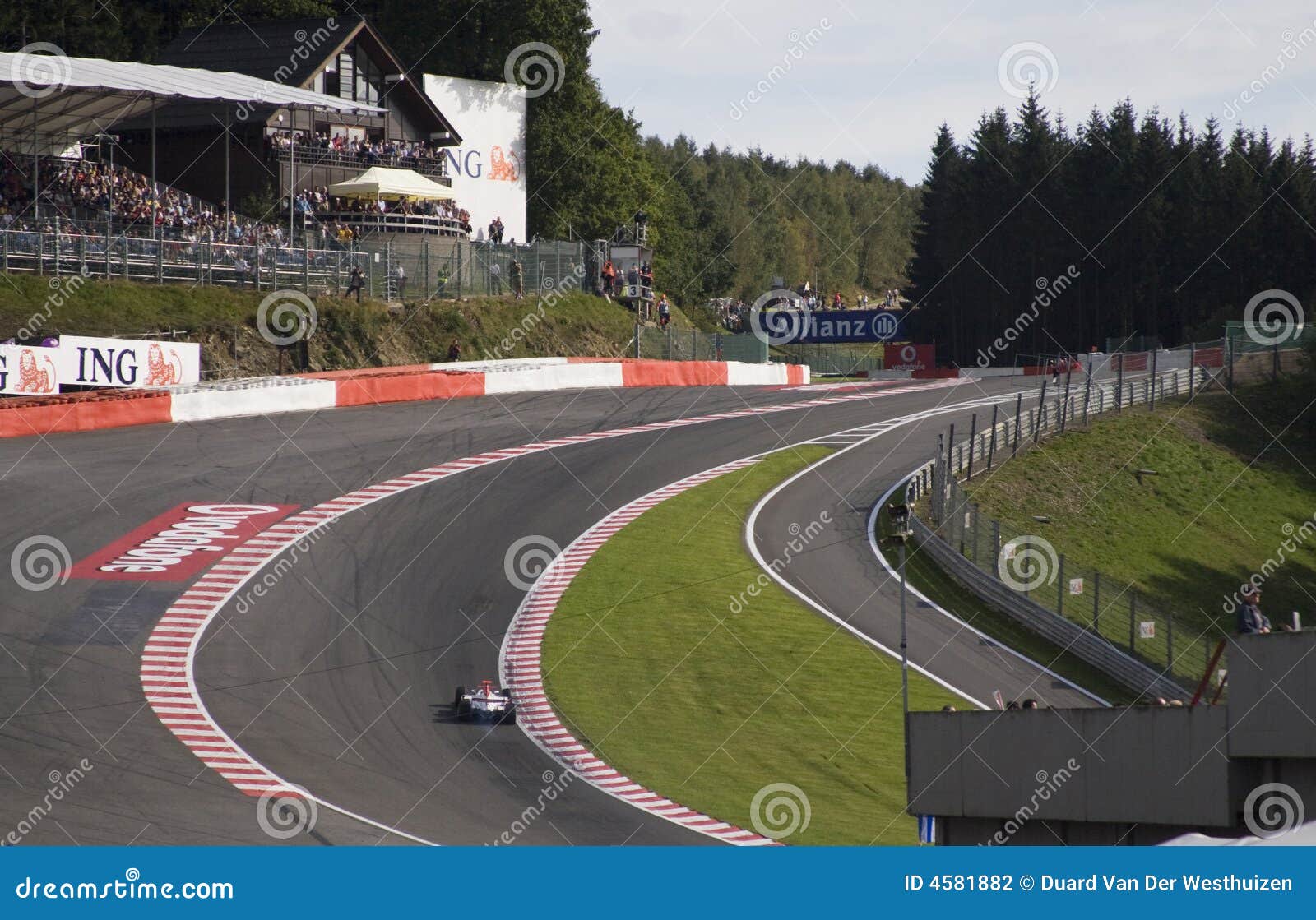 Eau Rouge editorial photography. Image of road, corner - 4581882
