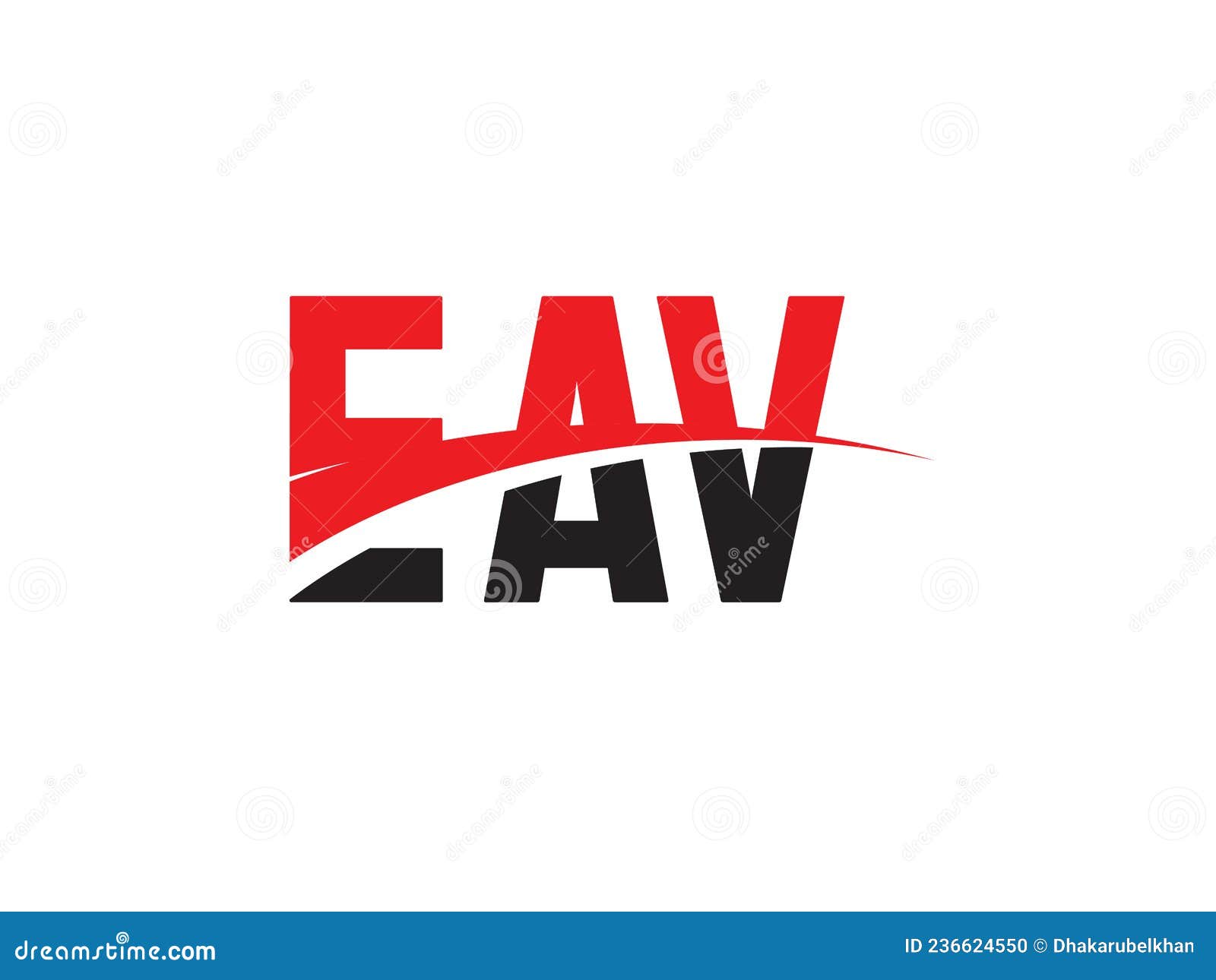 EAV Letter Initial Logo Design Vector Illustration Stock Vector ...