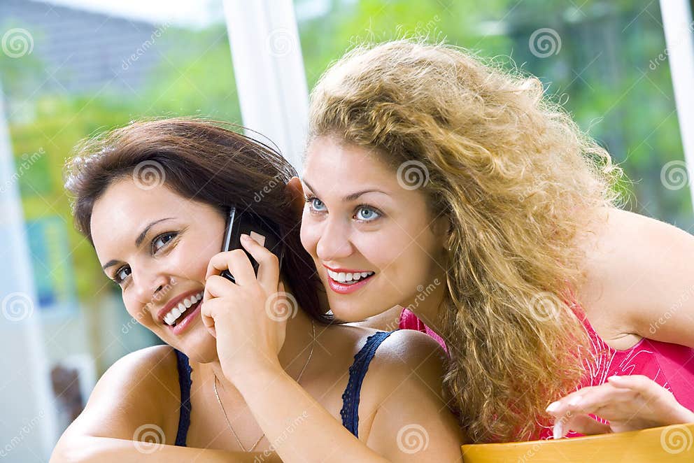 Eavesdropper stock image. Image of gorgeous, cellular - 7228069