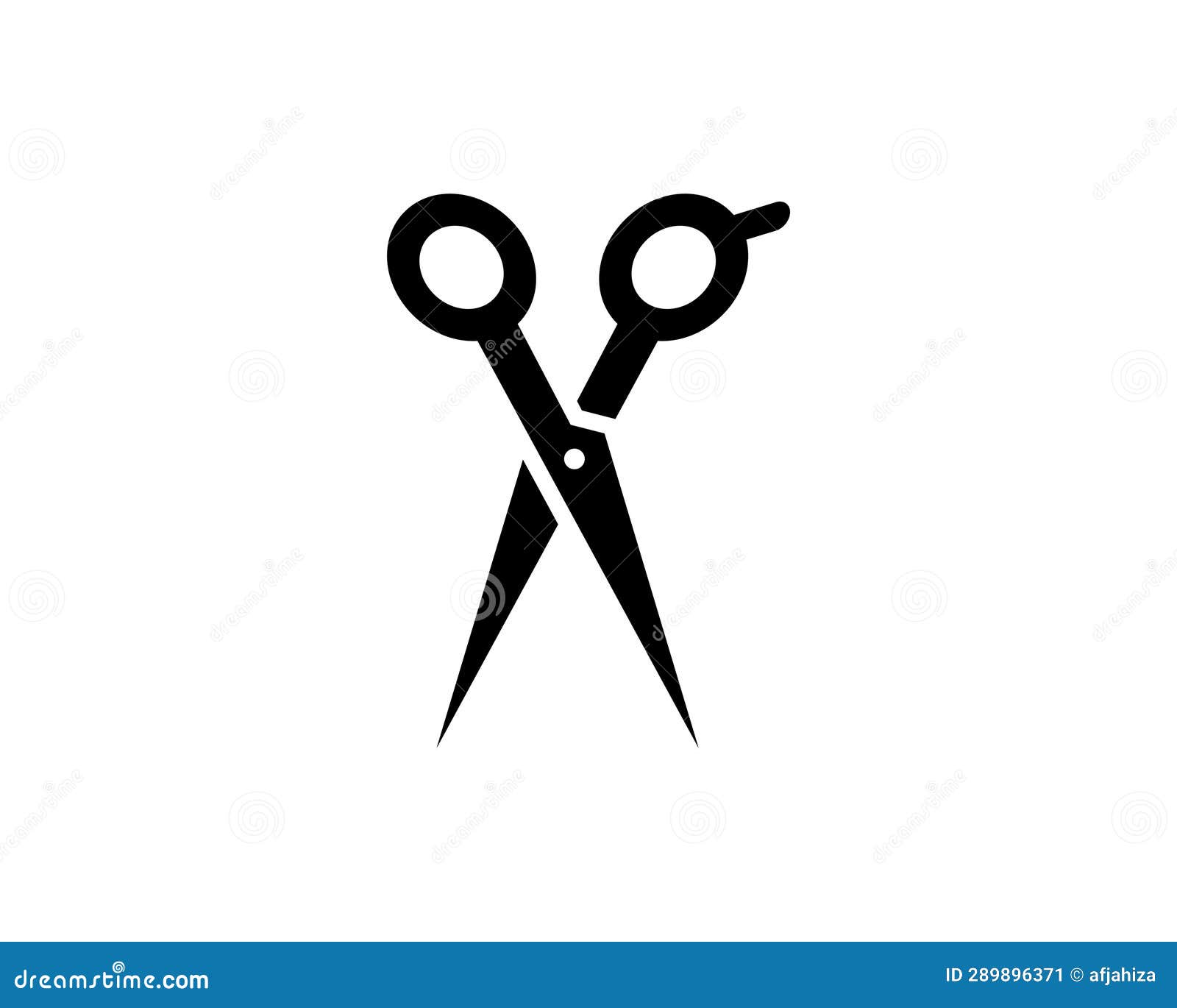 Scissors Salon Logo Icon Template Stock Illustration Illustration Of