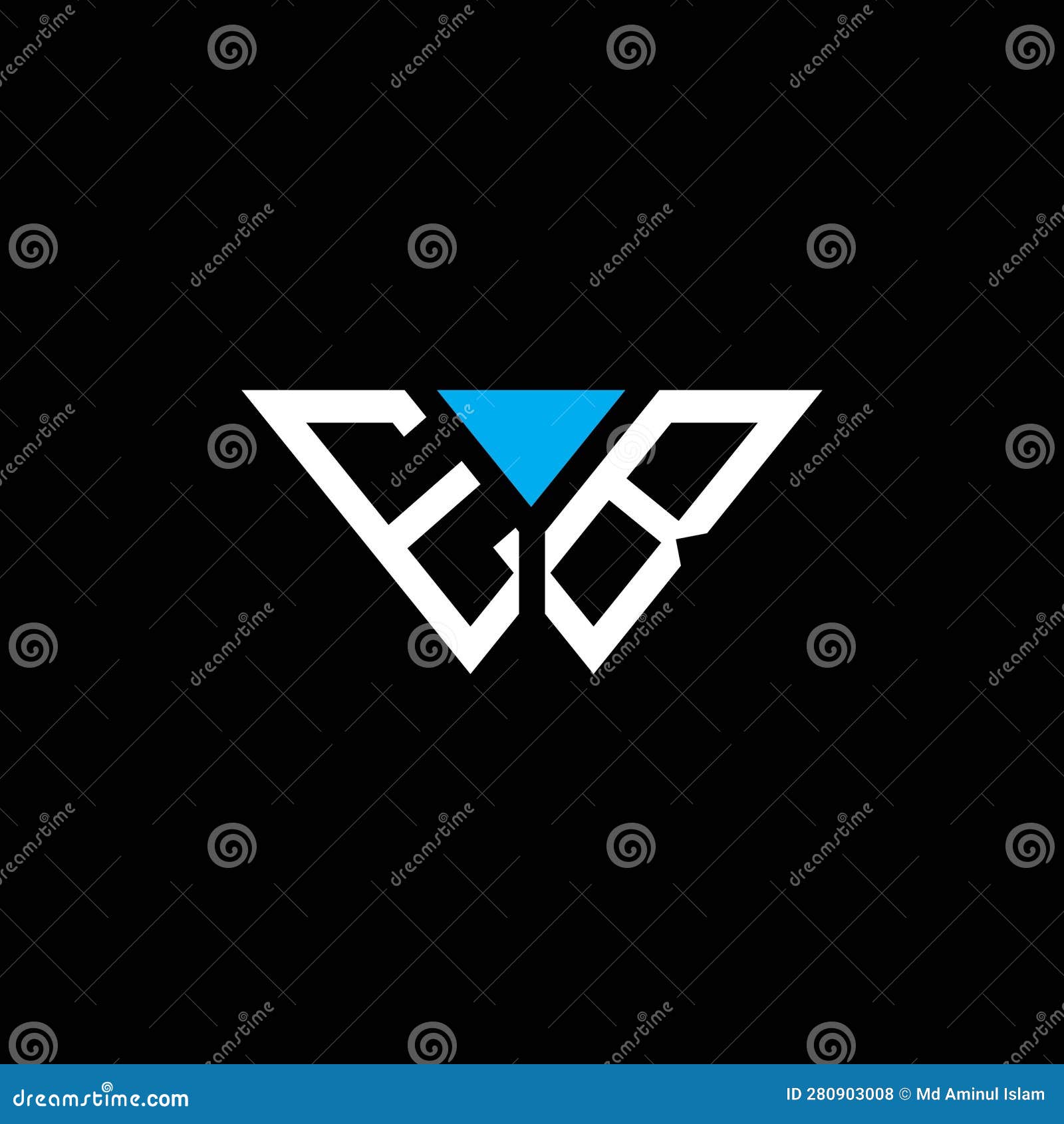 EB Letter Logo Creative Design with Vector Graphic, Simple and Modern ...