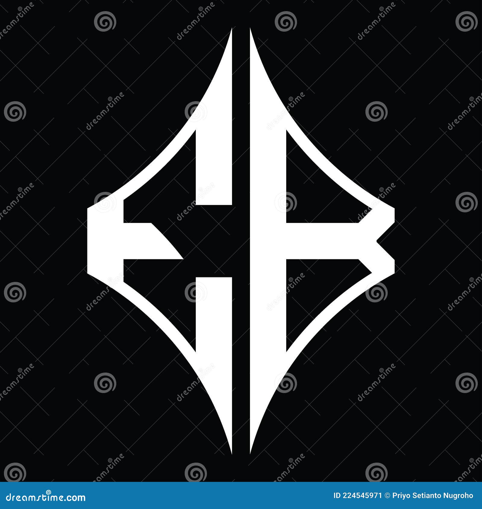 EB Logo Monogram with Diamond Shape Design Template Stock Vector ...