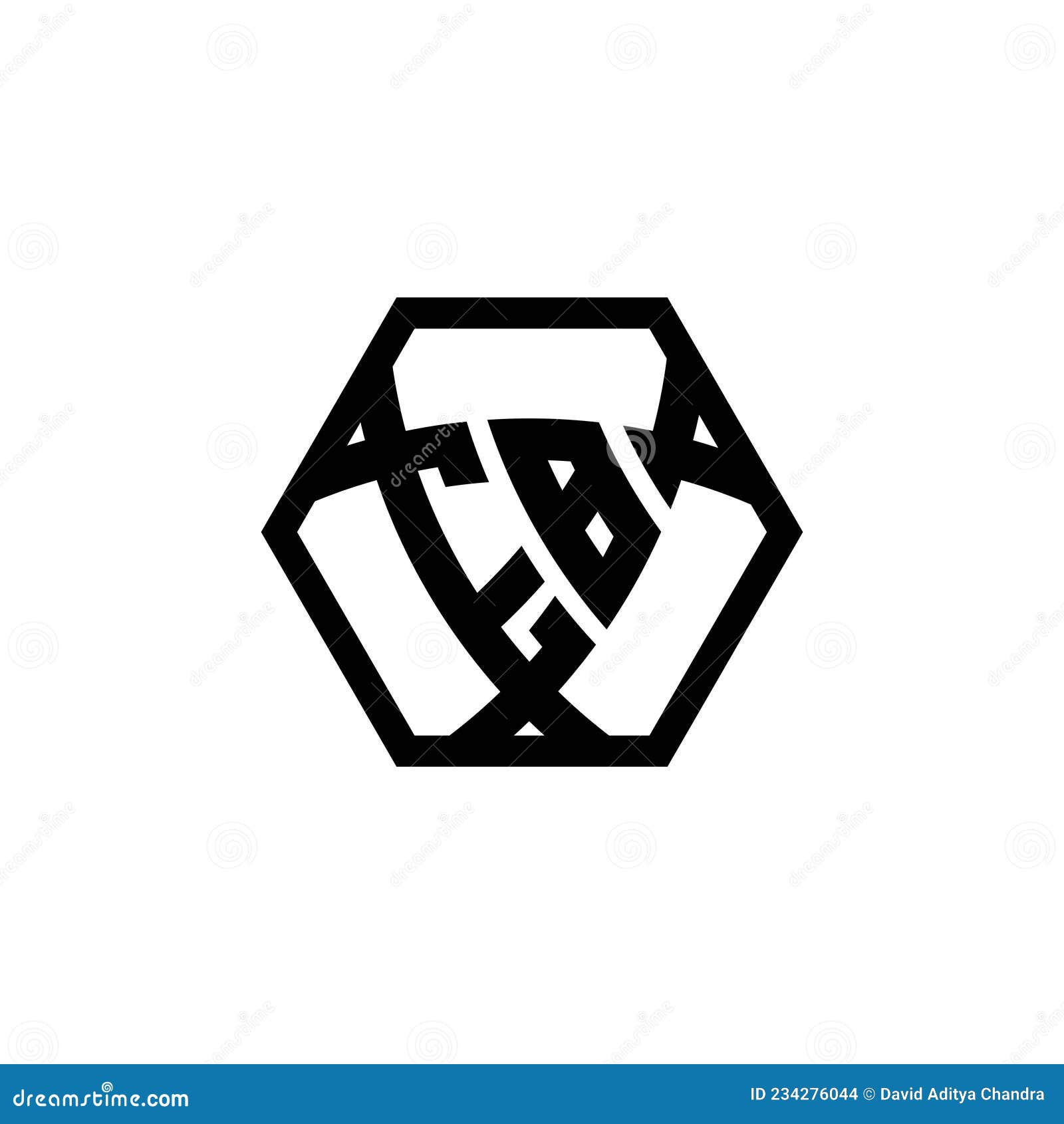 EB Logo Monogram Triangle Shield Hexagonal Style Stock Vector ...