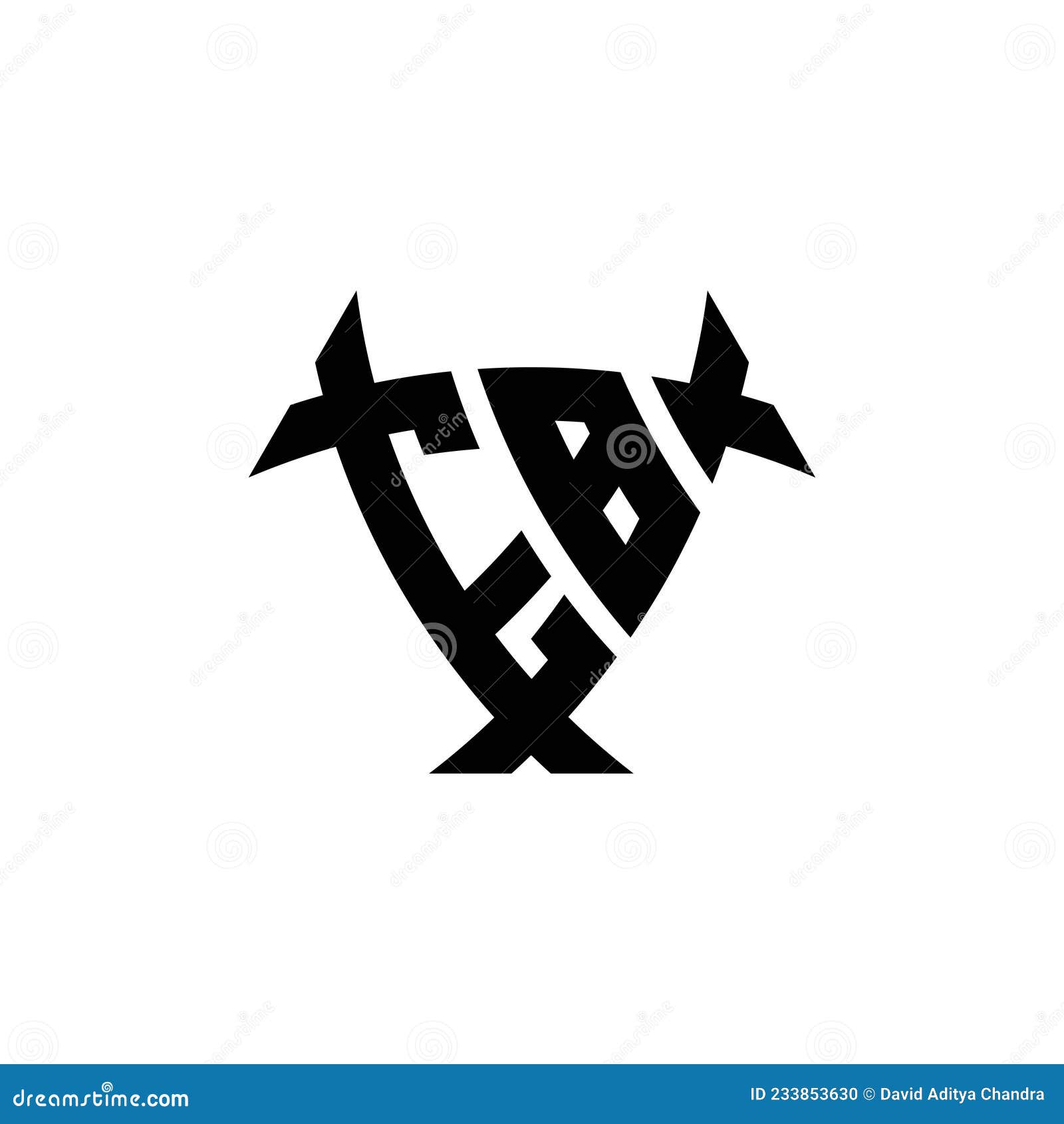 EB Logo Monogram Triangle Shield Style Stock Vector - Illustration of ...