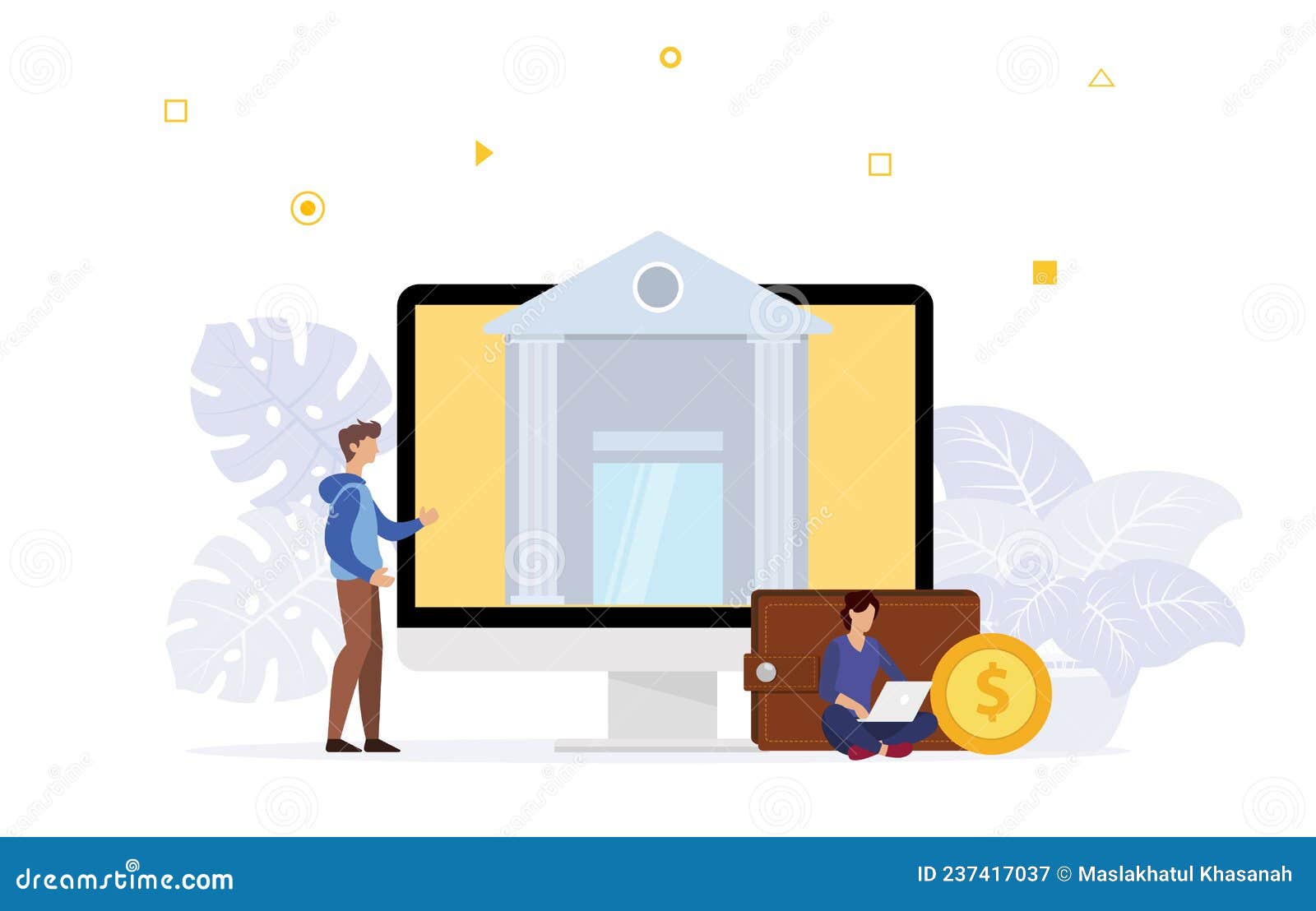 Ebanking Cartoons, Illustrations & Vector Stock Images - 2304 Pictures ...