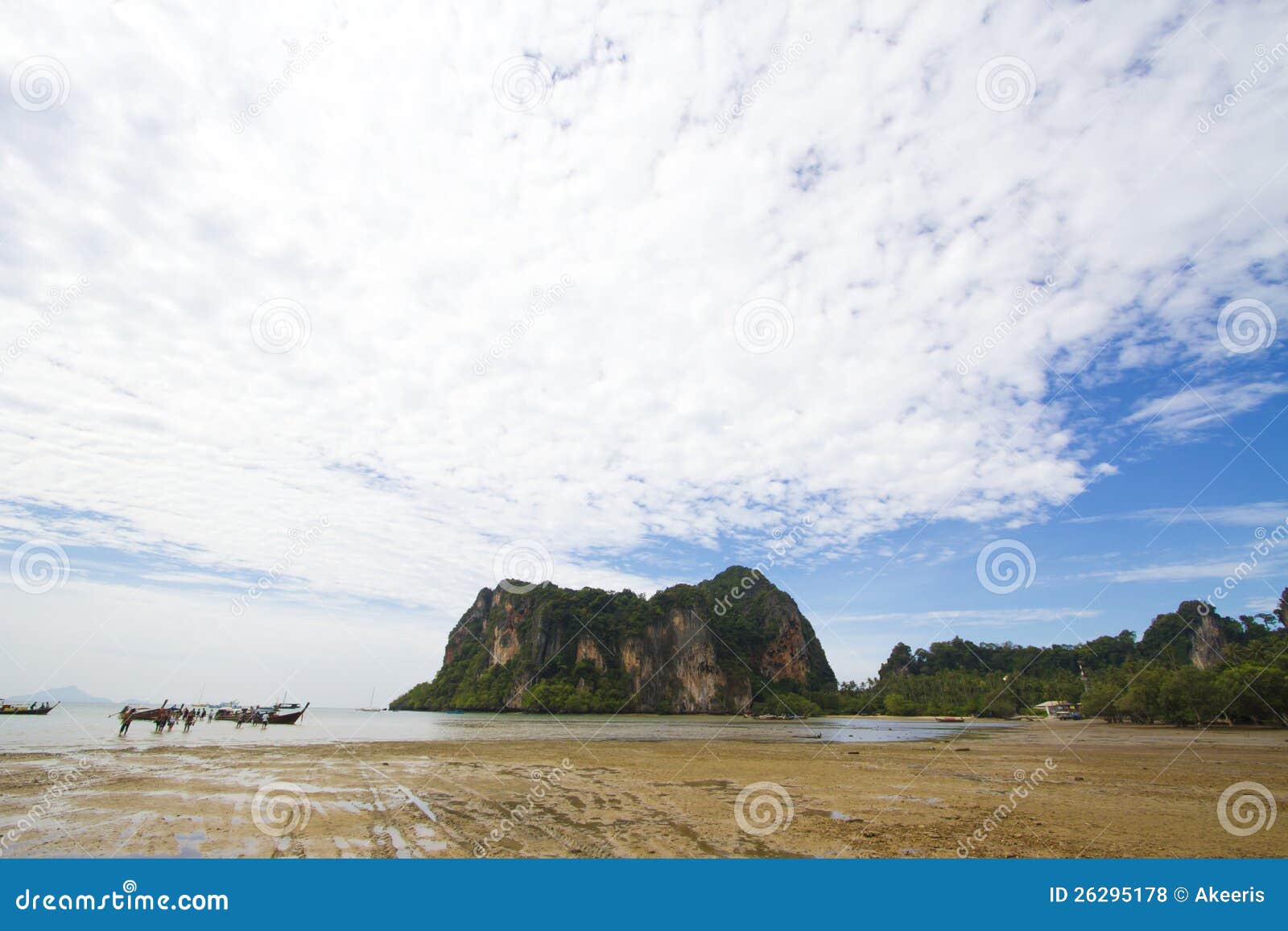 Ebb beach stock photo. Image of sand, wave, beach, cloudy - 26295178
