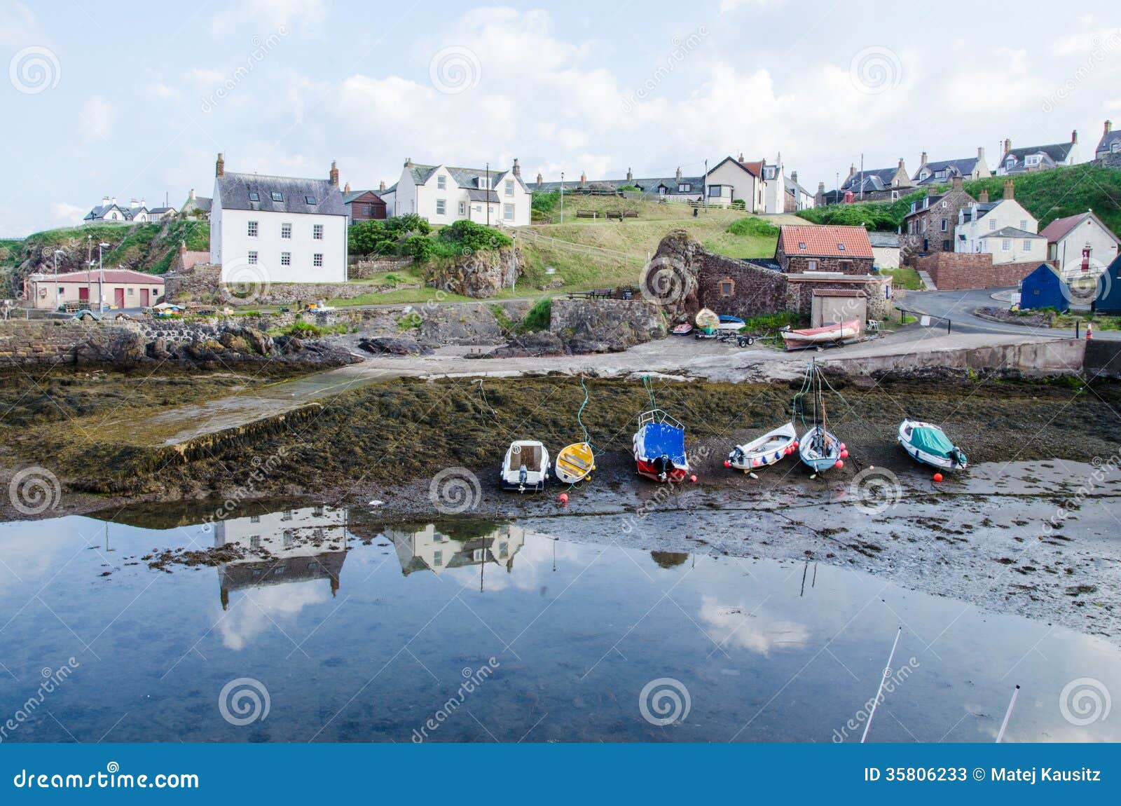 Ebb stock image. Image of country, side, village, scotland - 35806233