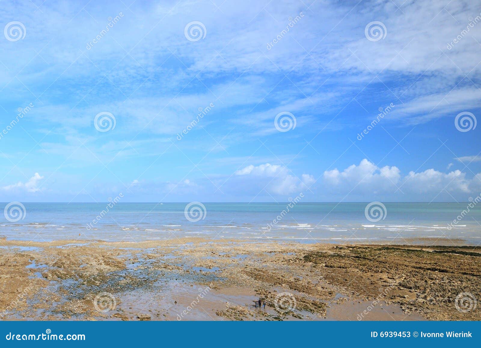 Ebb-tide stock image. Image of france, ocean, people, horizon - 6939453