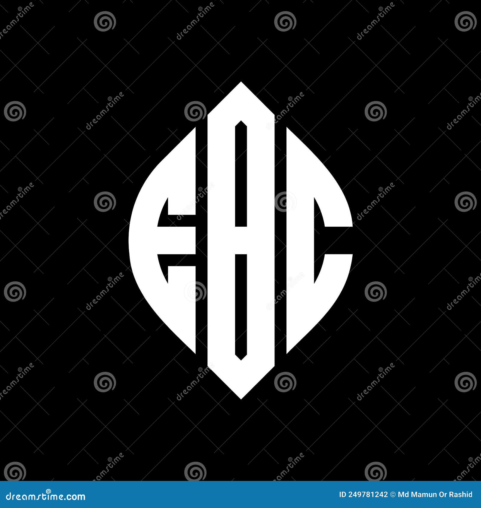 EBC Circle Letter Logo Design with Circle and Ellipse Shape. EBC ...