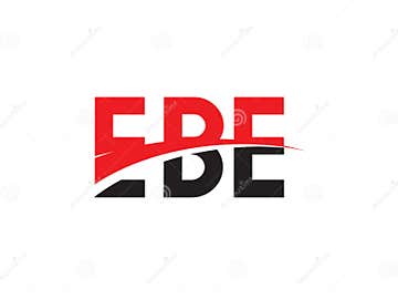 EBE Letter Initial Logo Design Vector Illustration Stock Vector ...