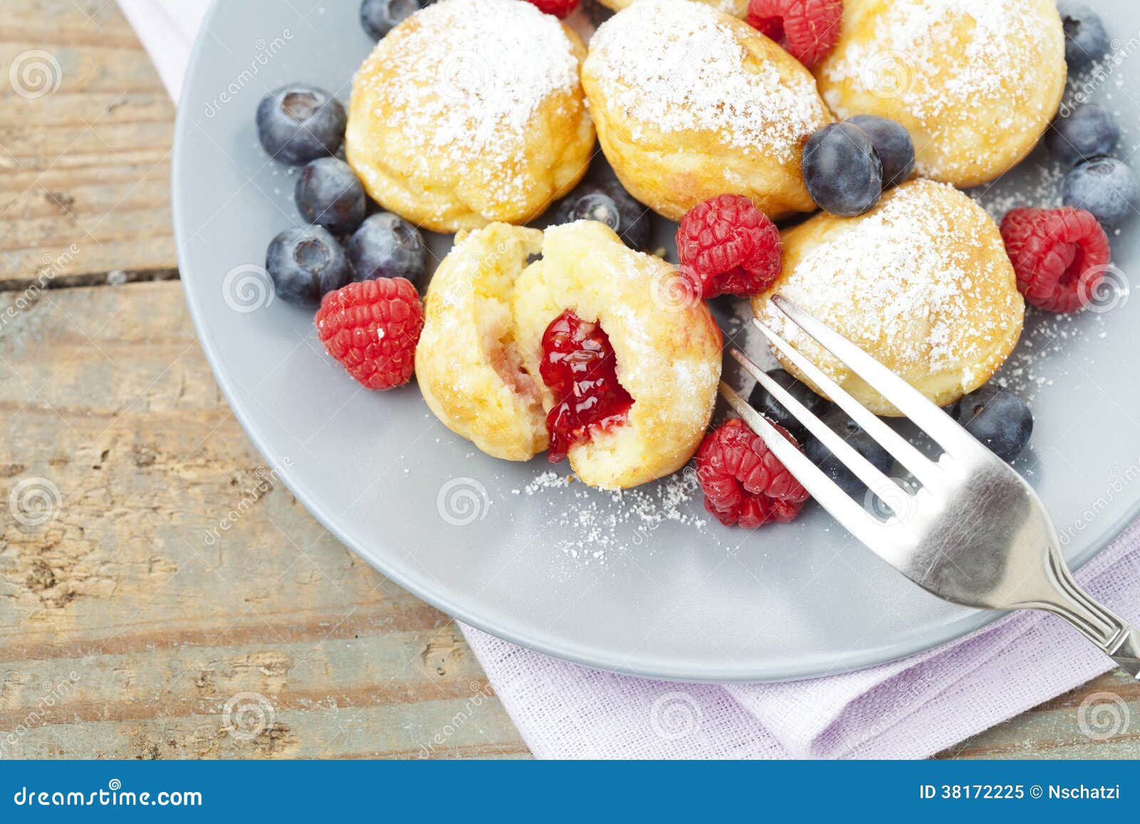 Ebelskivers imagen de archivo. Imagen de almuerzo, tradicional - 38172225