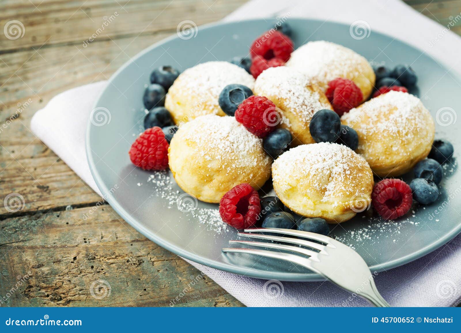 Ebelskivers stock photo. Image of bright, close, pastry - 45700652