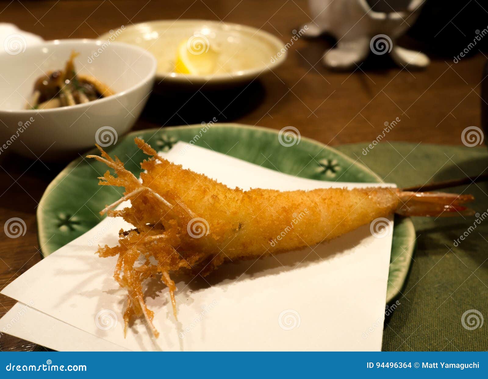 Ebi Furai, Japanese Style Deep-fried Prawn And Korokke, Japanese Name ...