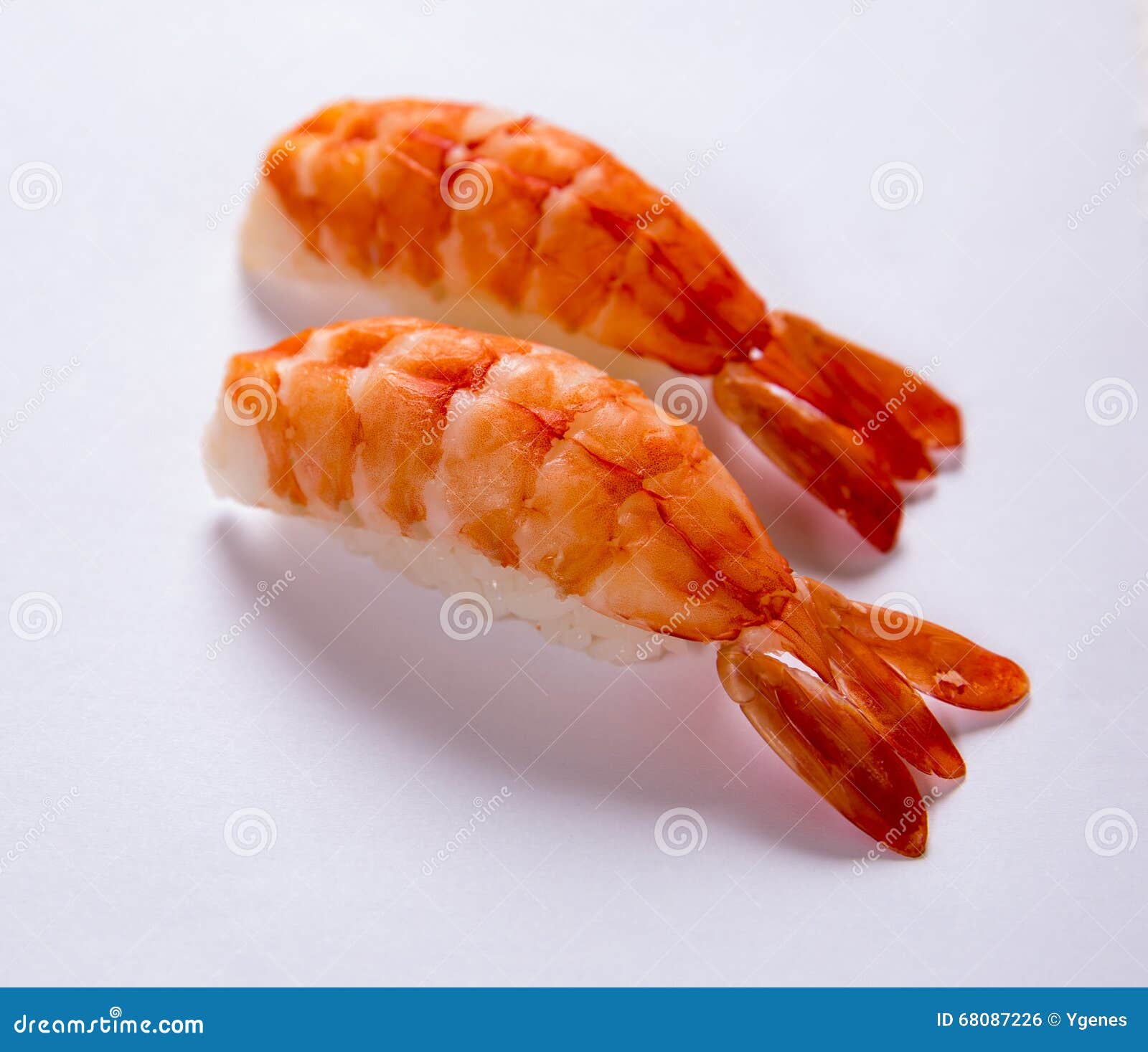 Ebi (Prawn) Sushi stock photo. Image of dinner, gourmet - 68087226