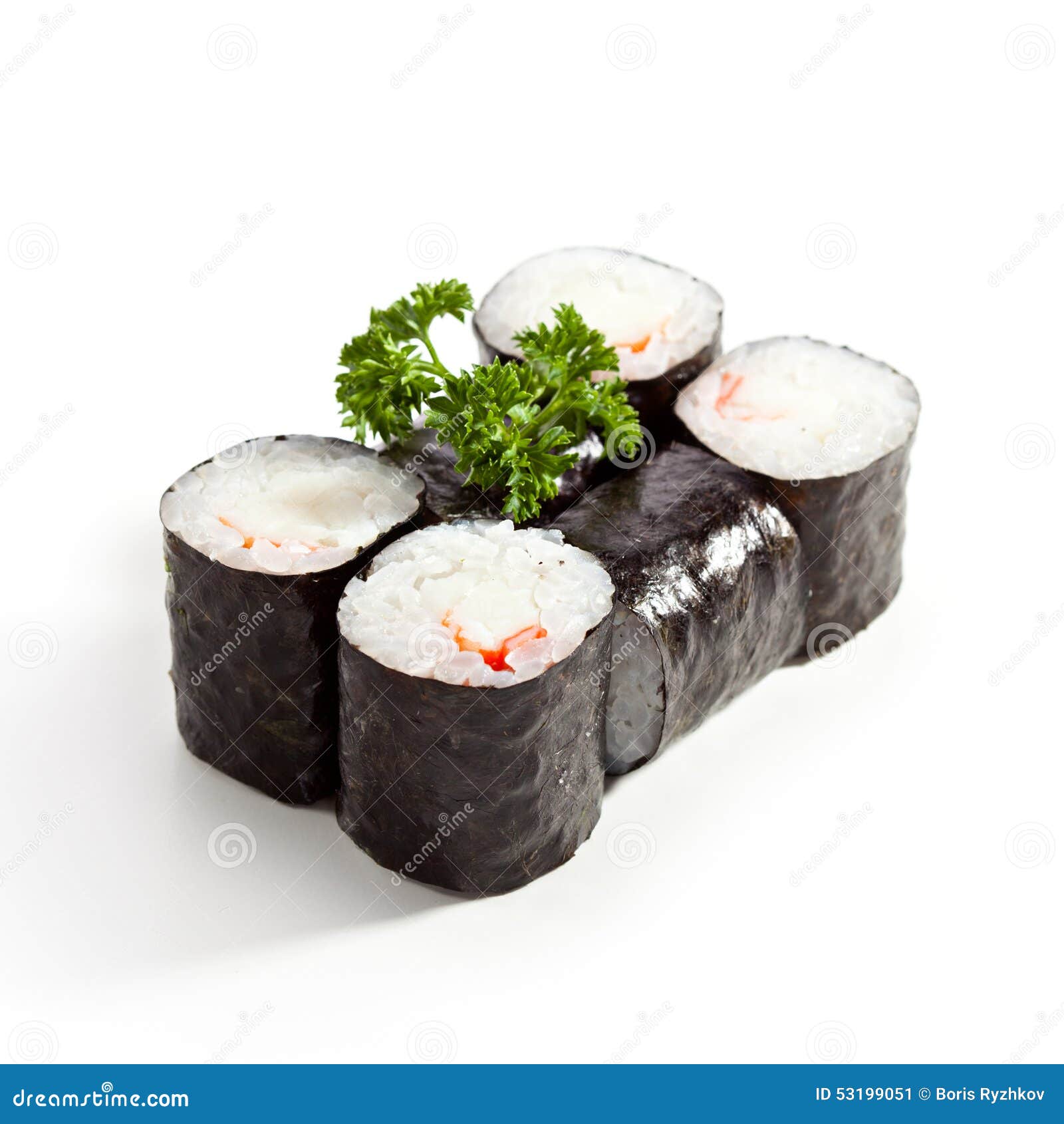Ebi Roll stock image. Image of small, roll, fresh, prawn - 53199051